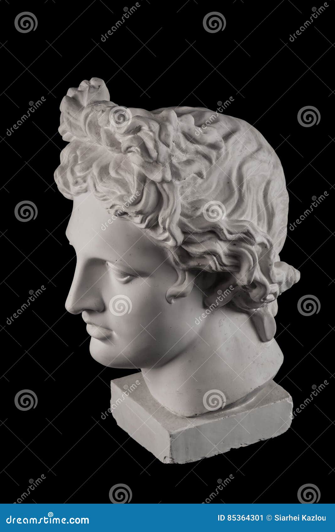Gypsum Statue of Apollo`s Head Stock Image - Image of environment, body ...