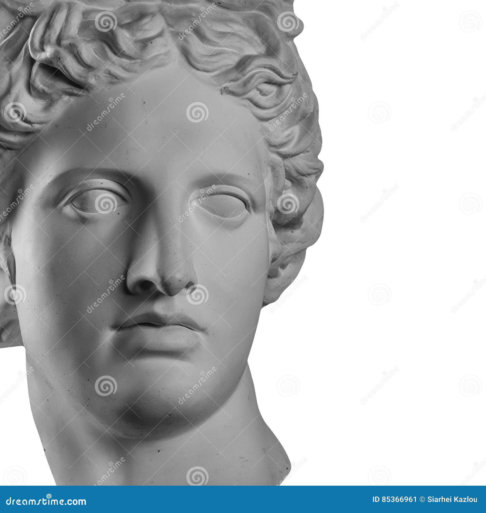 Gypsum Statue of Apollo`s Head Stock Image - Image of bust, antiquity ...