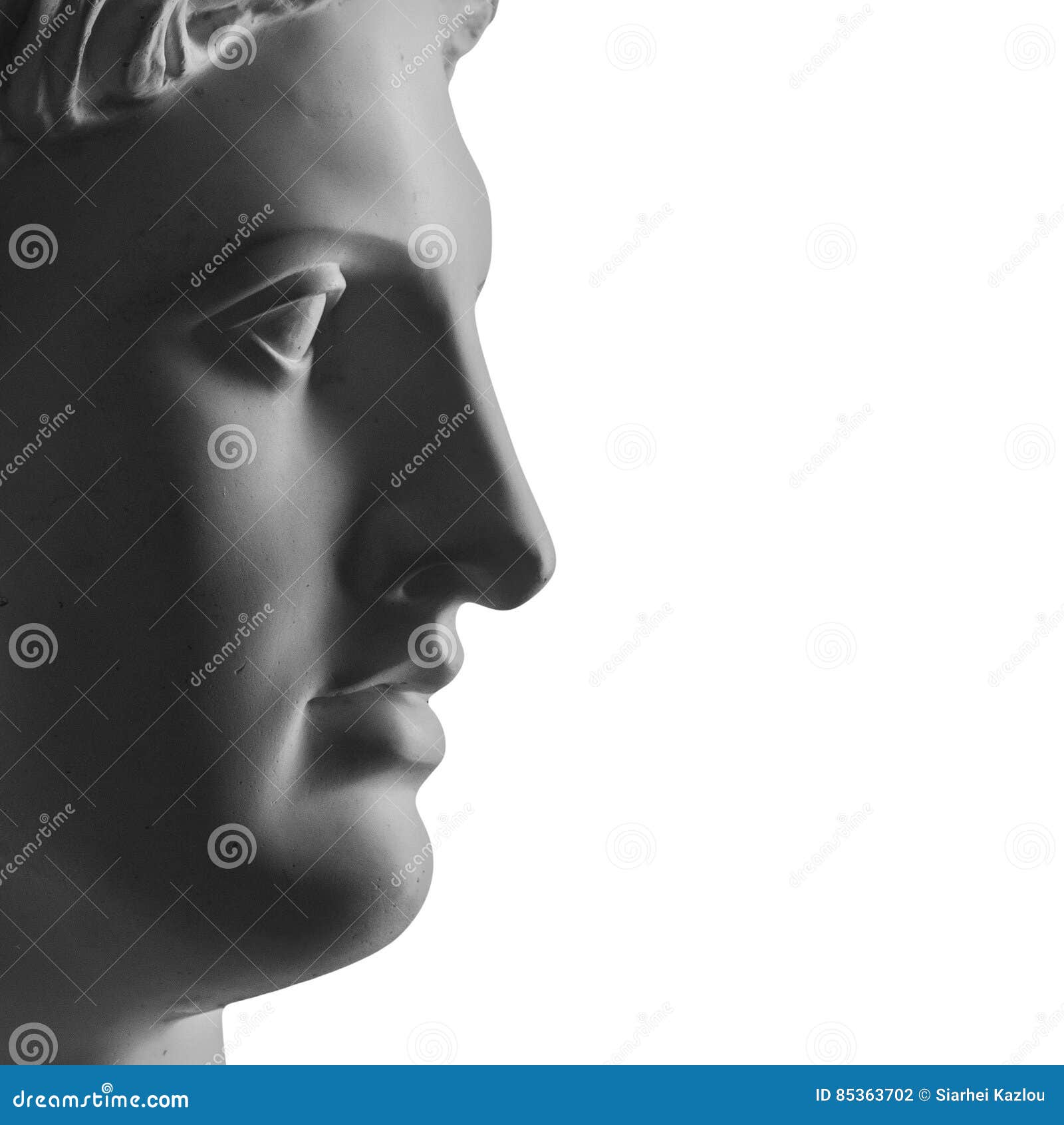 Gypsum Statue of Apollo`s Head Stock Photo - Image of belvedere ...