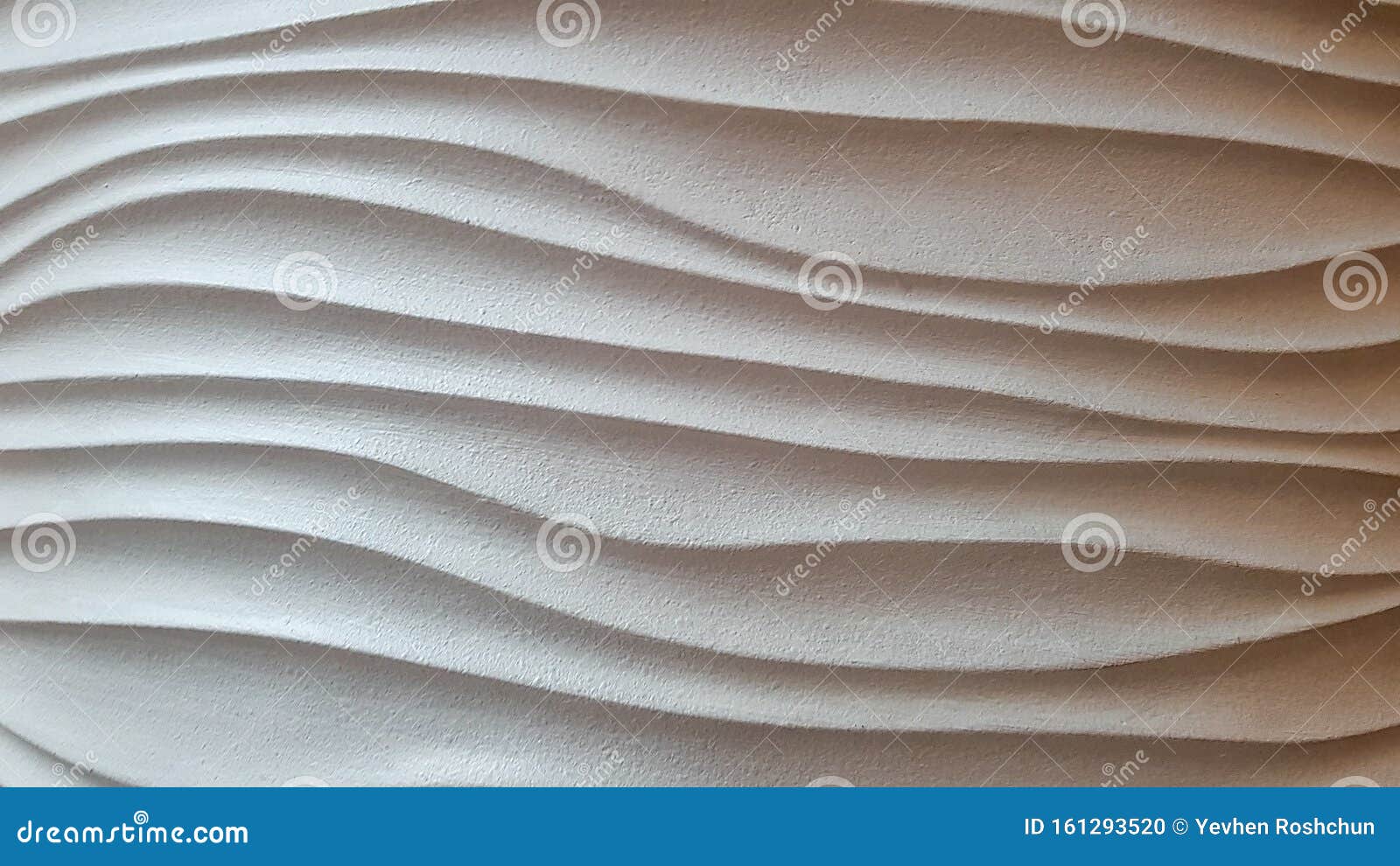 Gypsum Texture. Wavy Background. Interior Decoration of Walls or Panels ...