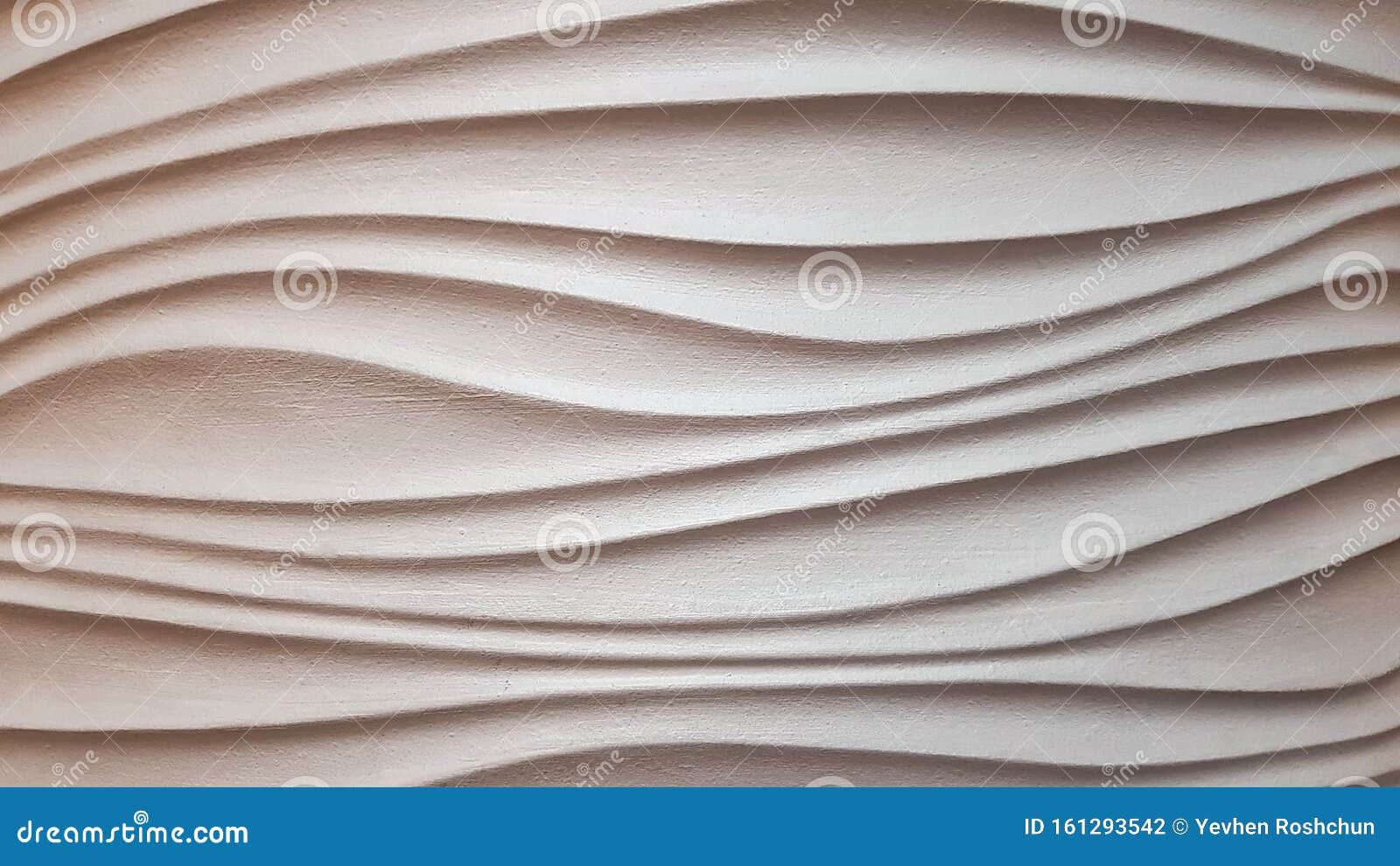 Gypsum Texture. Wavy Background. Interior Decoration of Walls or Panels ...