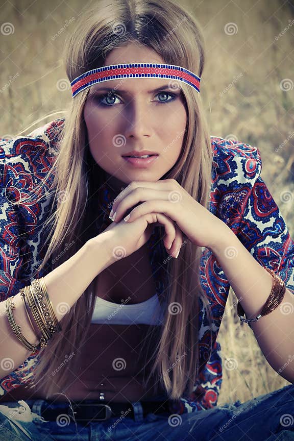 Gypsy stock image. Image of face, grass, close, meadow - 15865829