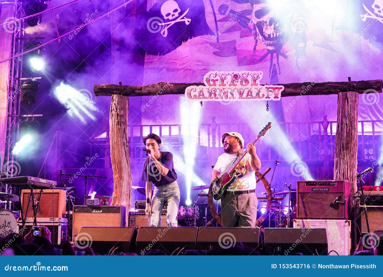 Gypsy Carnival Concert, Polycat Band on Stage Editorial Photo - Image ...