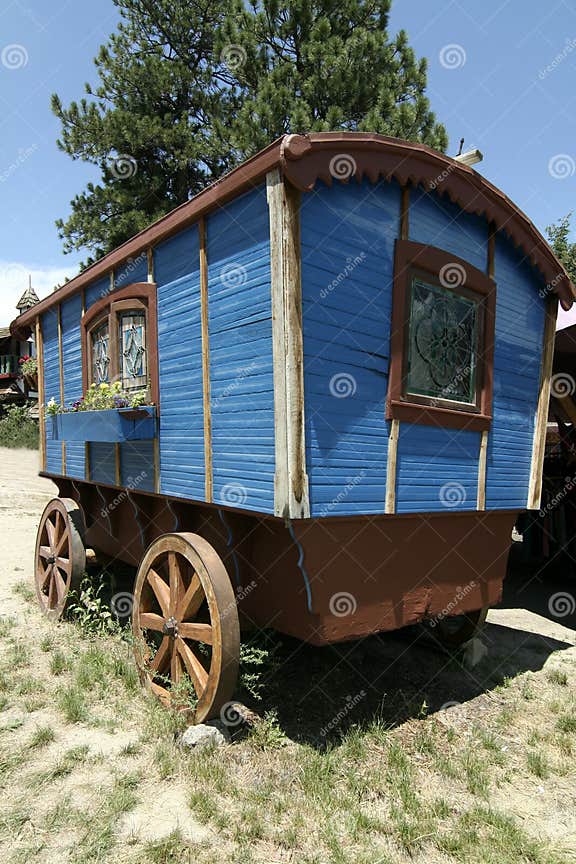 Gypsy Cart stock image. Image of trailer, color, fashioned - 15039063