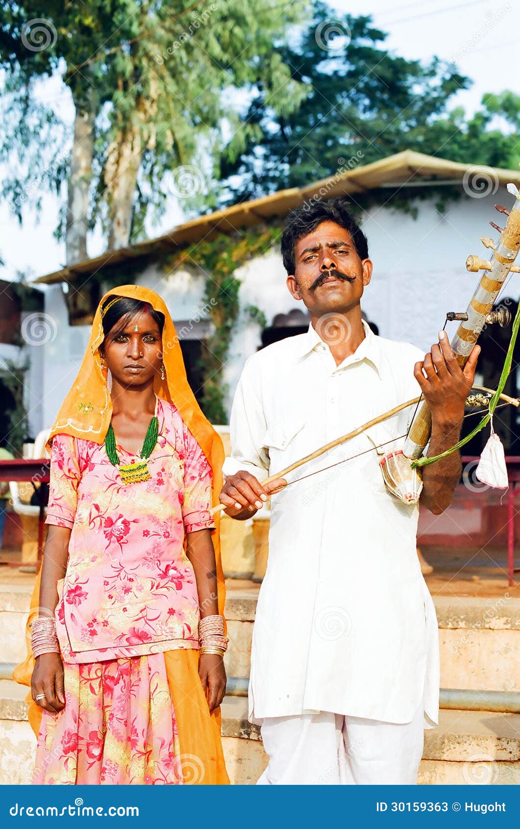 Gypsy Couple in Pushkar, Rajasthan India Editorial Stock Photo - Image ...