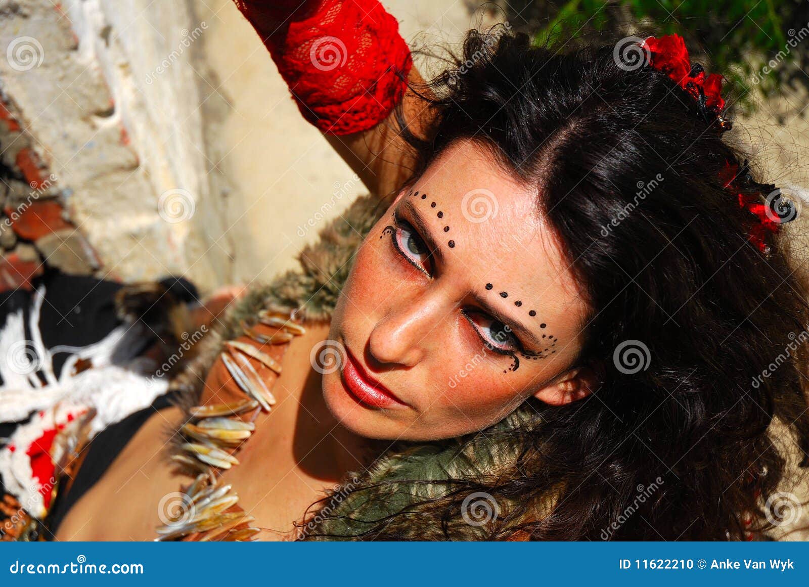 Gypsy dancer portrait stock photo. Image of dancer, eyes - 11622210