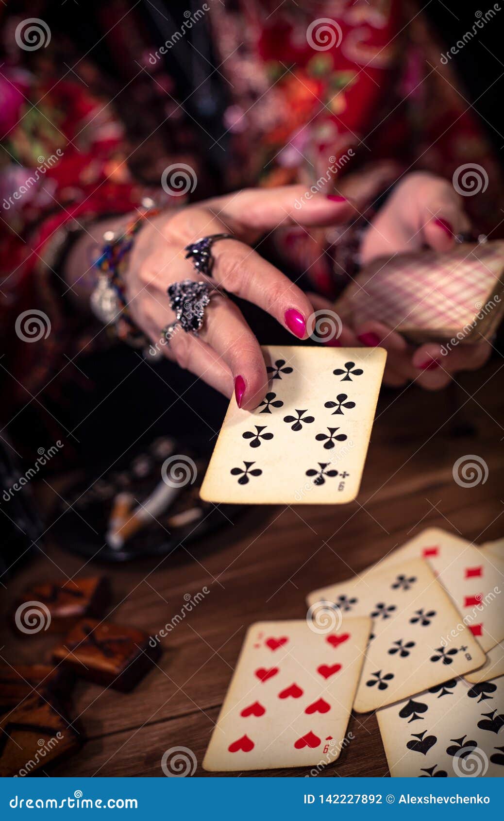 Gypsy Fortune Teller Predicts the Future Stock Photo - Image of gypsy ...