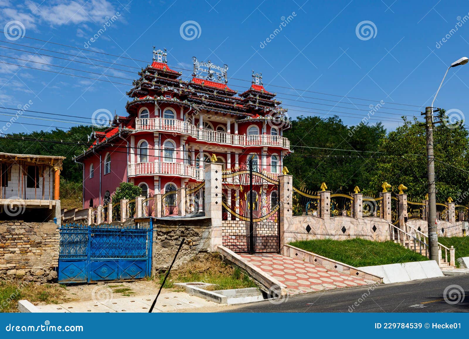 Gypsy Palace of Hunedoara in Romania Stock Image - Image of gypsy ...