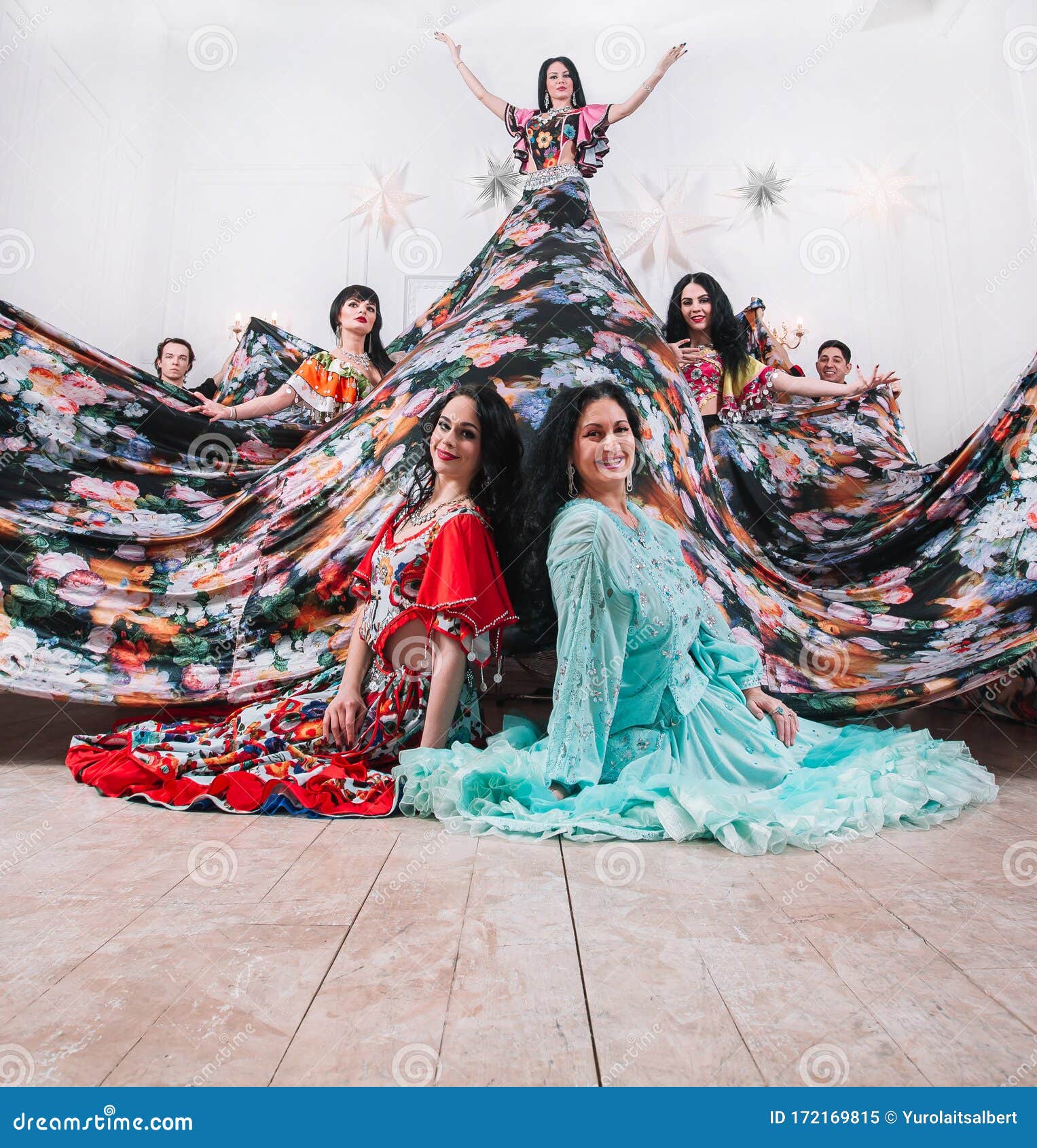 Gypsy Show on Stage Cabaret . Photo with Copy Space Stock Image - Image ...