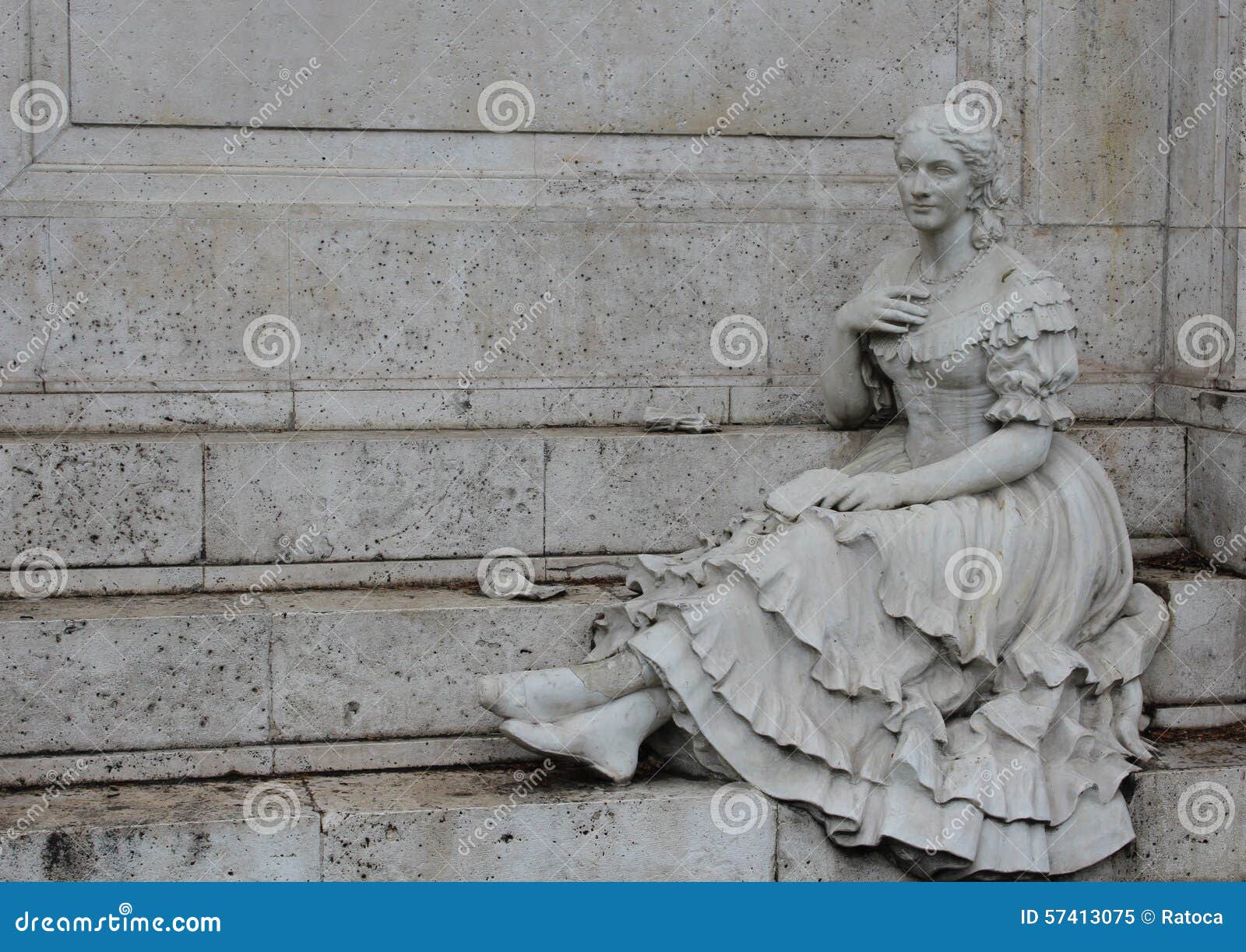 Gypsy statue stock image. Image of fashion, gypsies, nice - 57413075