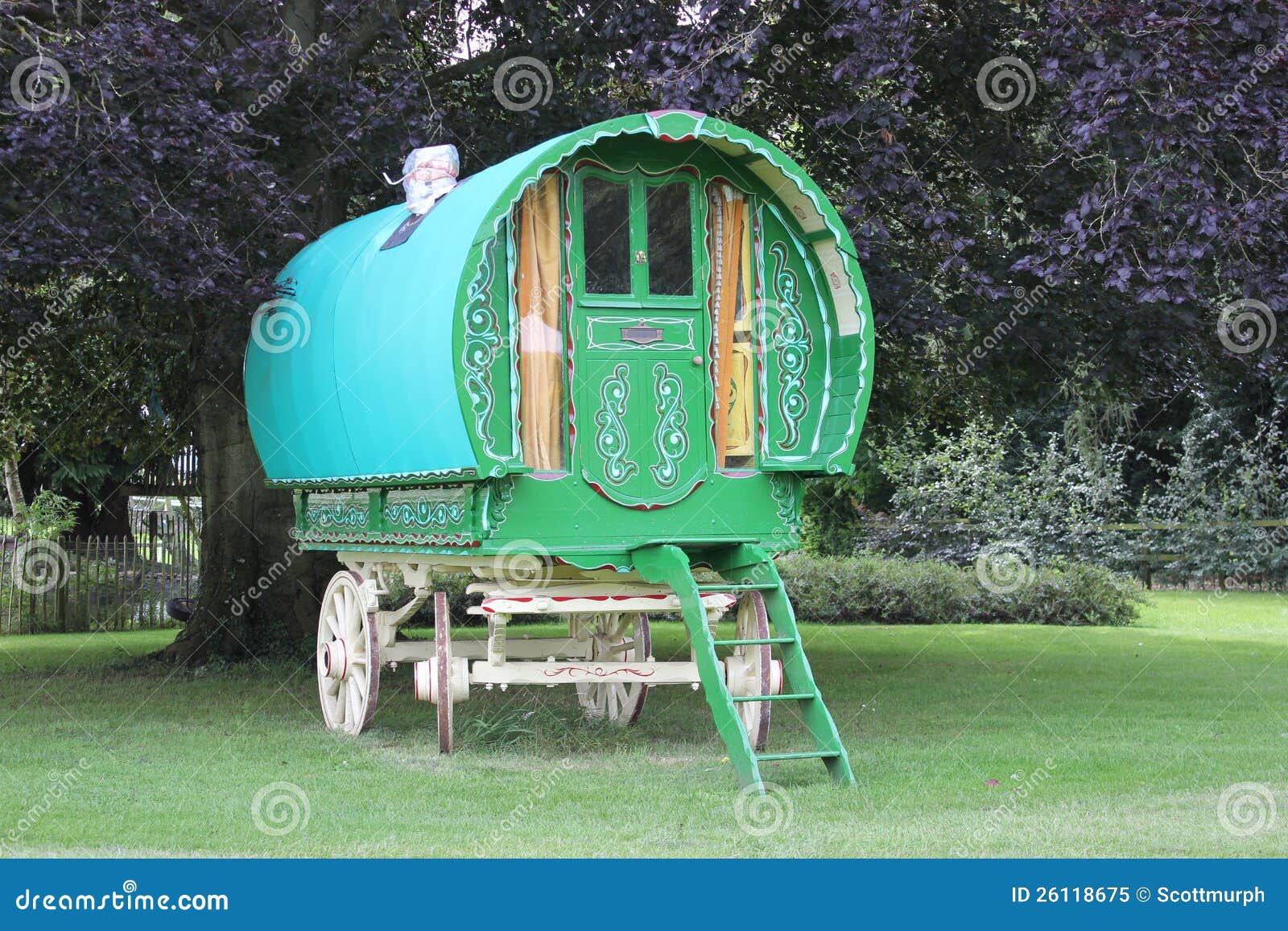 Gypsy Wagon, Caravan Royalty-Free Stock Image | CartoonDealer.com #18890302