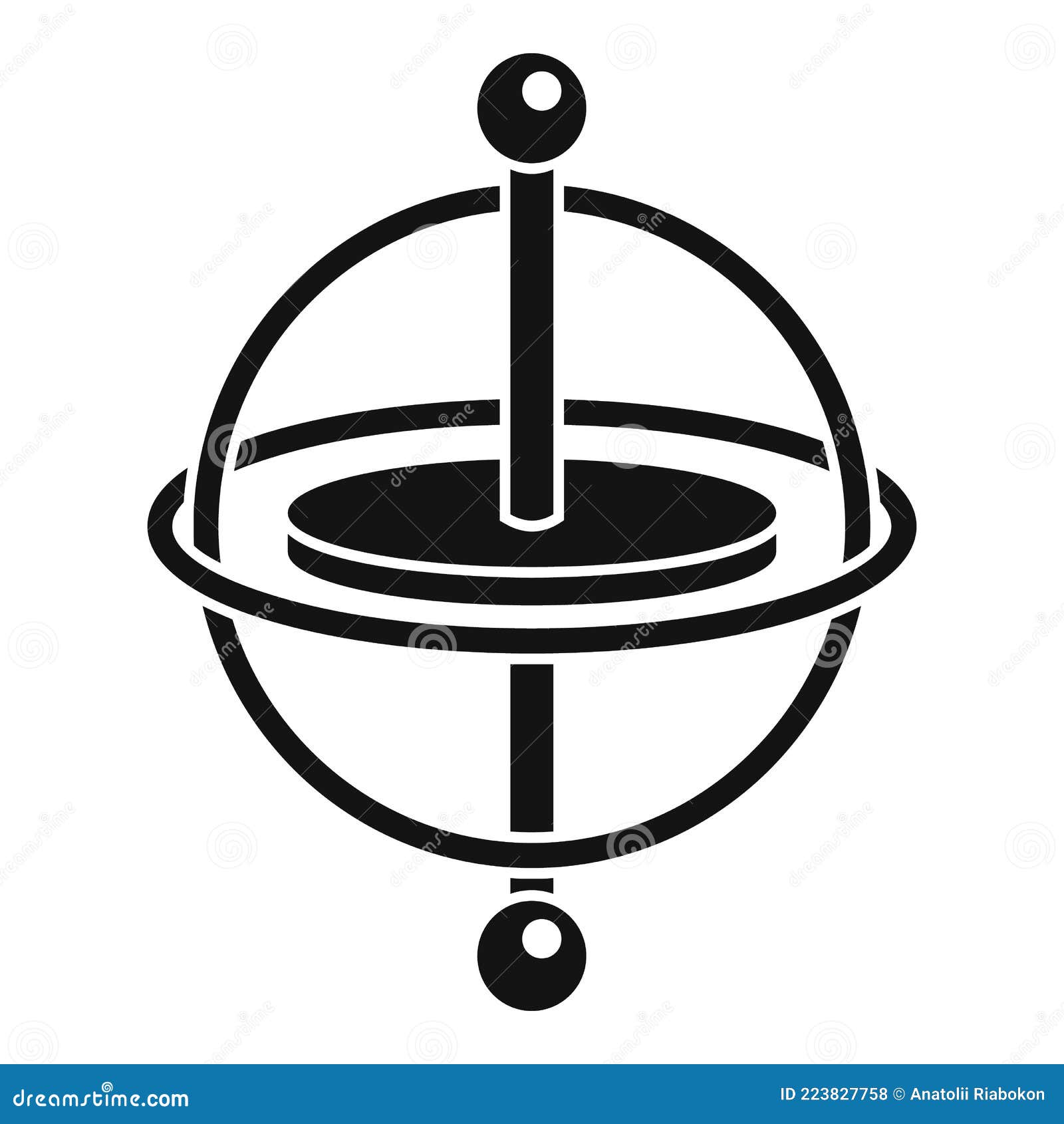 Smartphone Gyroscope Icon Simple Vector. Phone Accelerometer ...