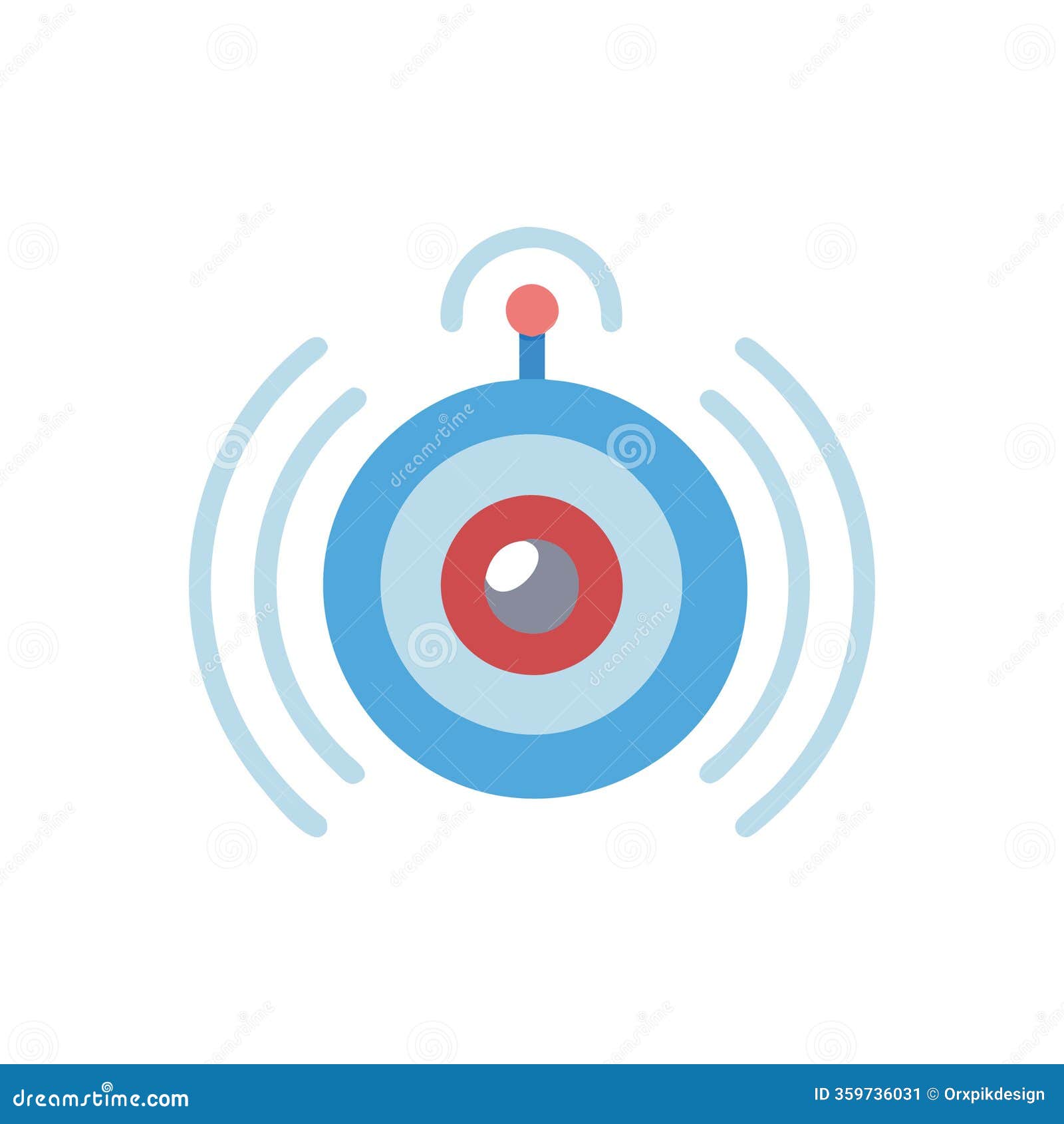 Motion Detection Camera Chalk White Icon On Dark Background Vector ...
