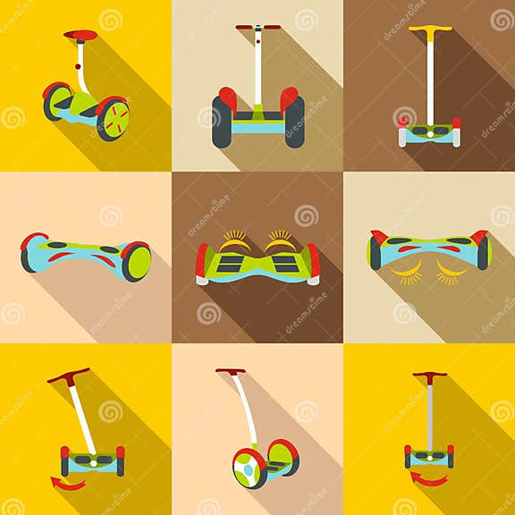 Gyroscope. Vector Icons in a Flat Style on a White Background Stock ...