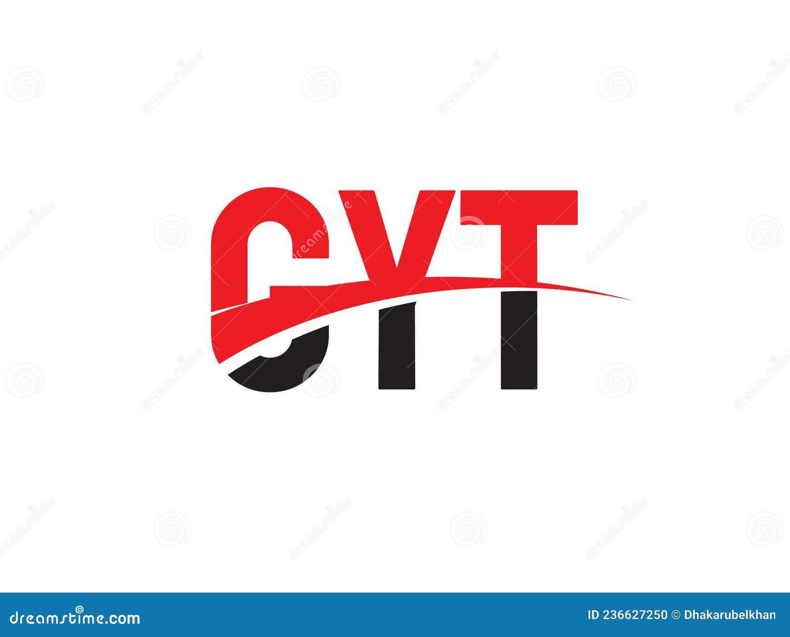 GYT Letter Initial Logo Design Vector Illustration Stock Vector ...