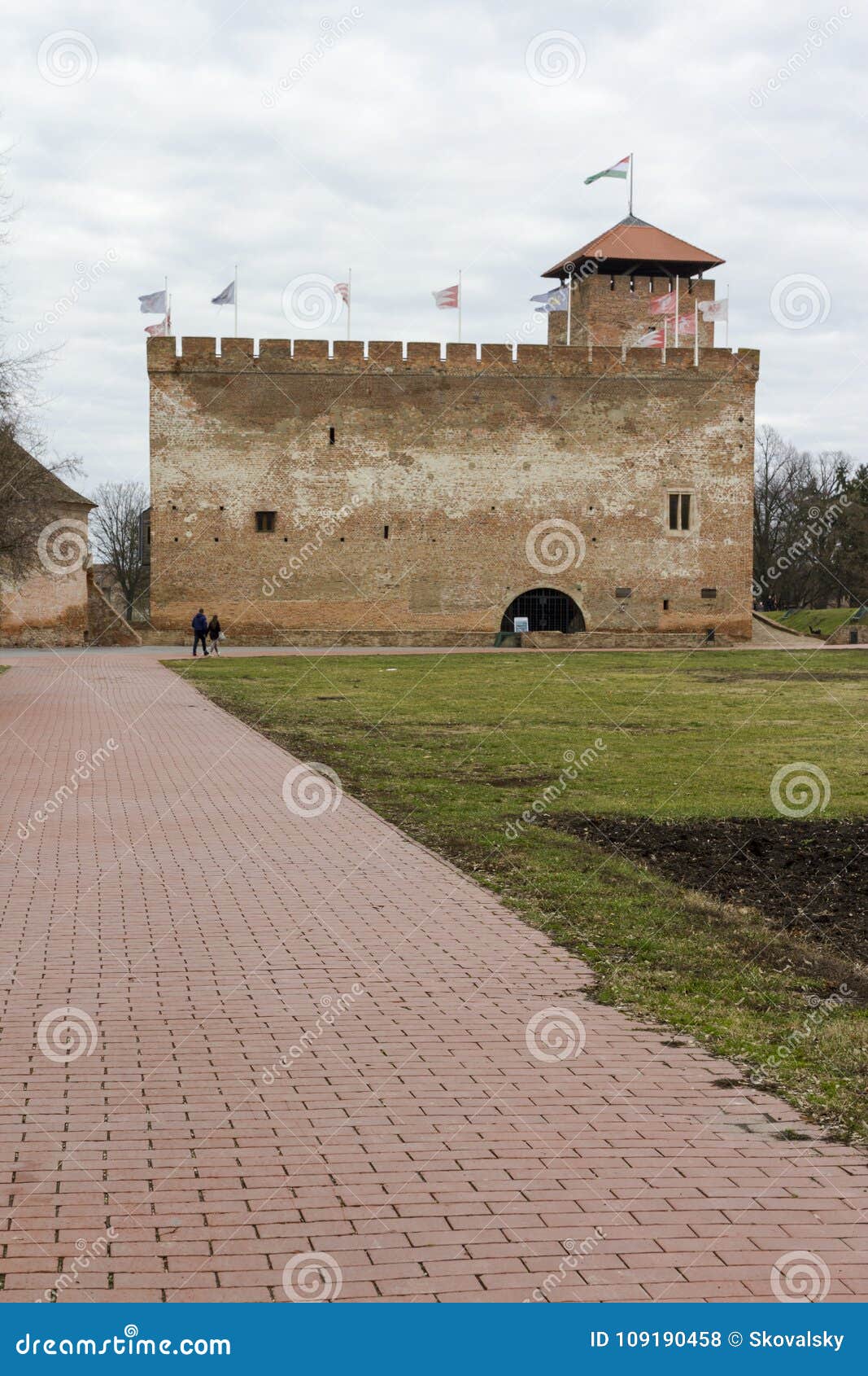 Gyula castle stock photo. Image of gothic, gyula, fort - 109190458