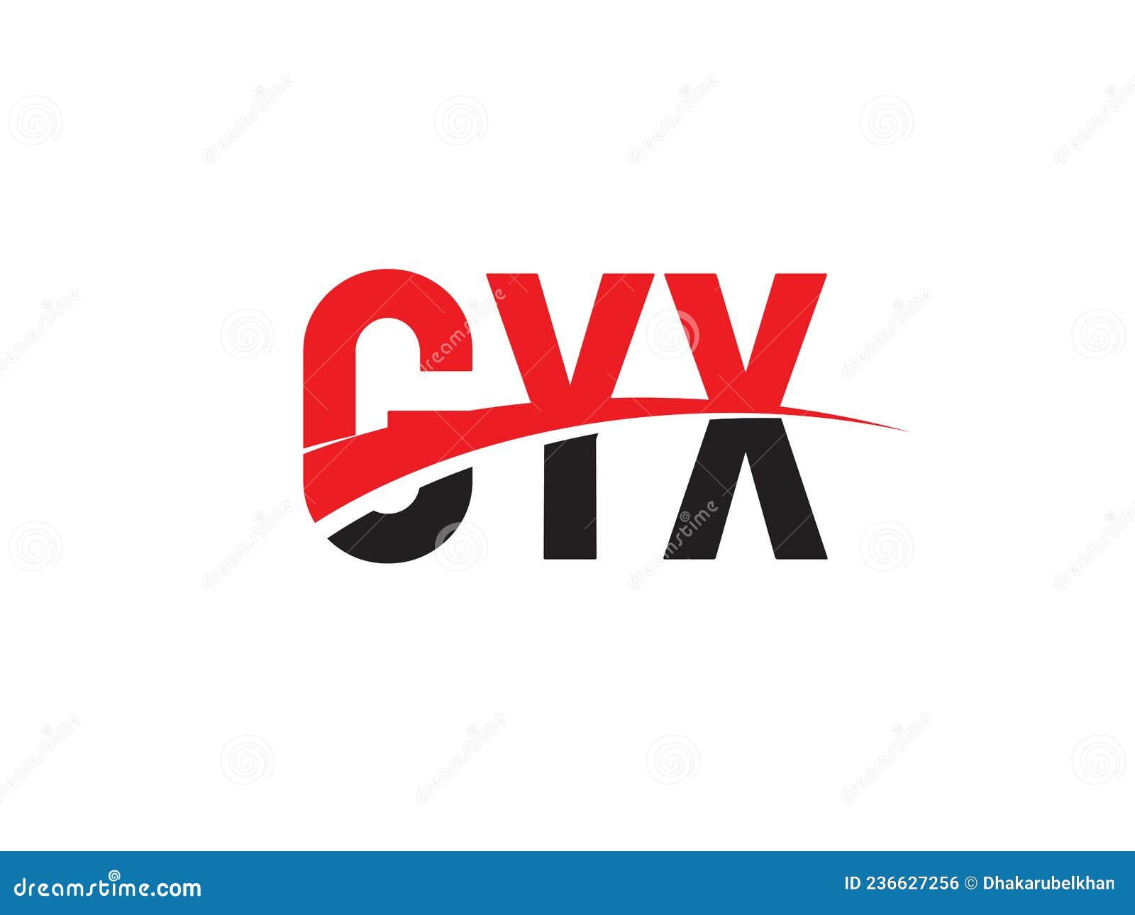 GYX Letter Initial Logo Design Vector Illustration Stock Vector ...