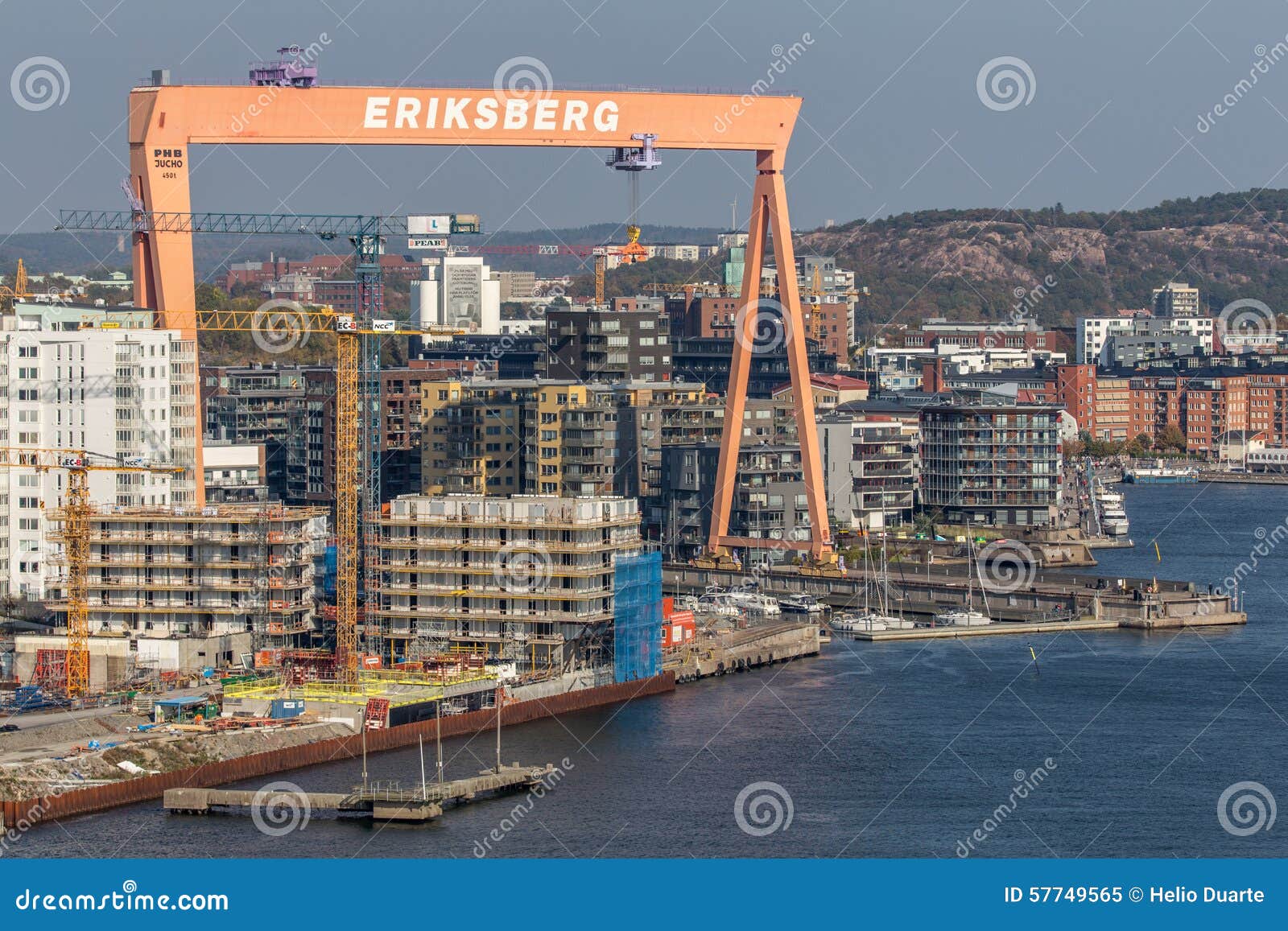 Göteborg - Eriksberg redaktionell foto. Bild av historia - 57749565