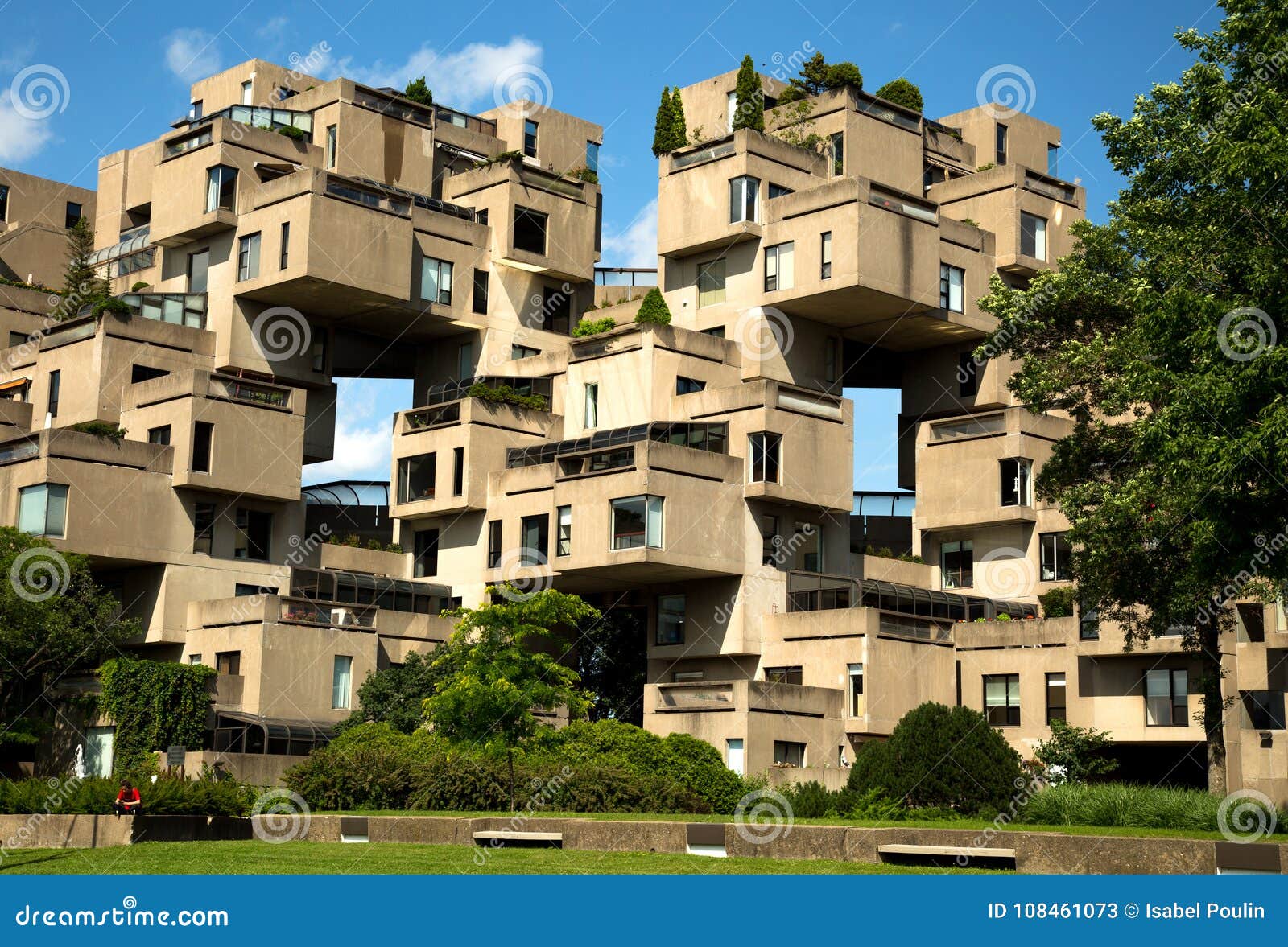 Hábitat 67 En Montreal En Canadá Foto de archivo editorial - Imagen de ...