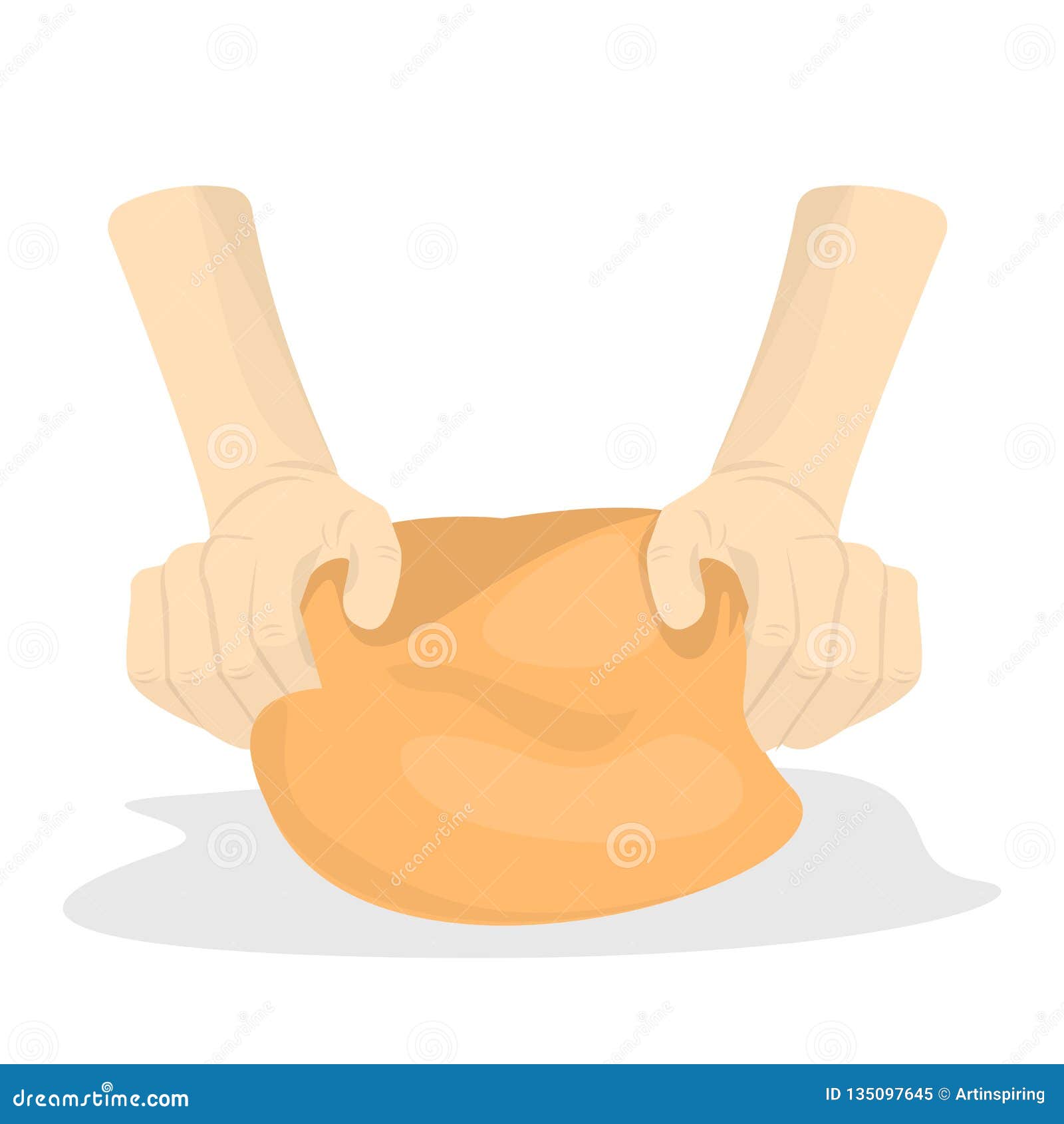 Kneten Teig Stock Illustrationen, Vektoren, & Kliparts - 579 Stock ...