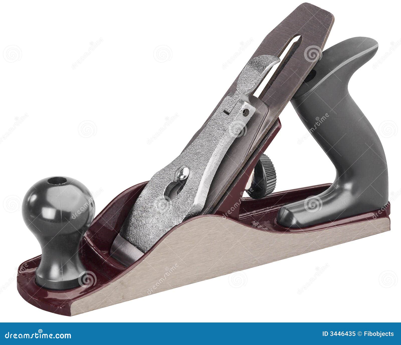 Hölzerner Hobel stockbild. Bild von blatt, befestigt, glatt - 3446435