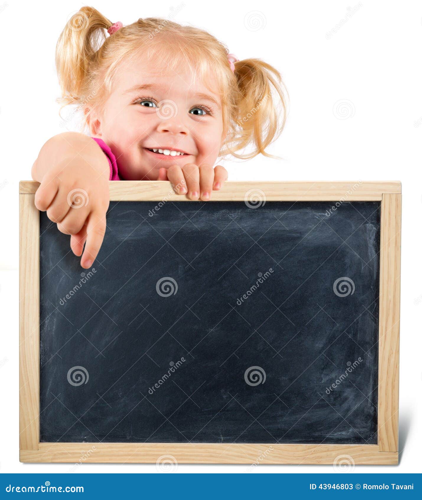 Hübsches Kind, Das Eine Tafel Hält Stockbild - Bild von meldung, recht ...