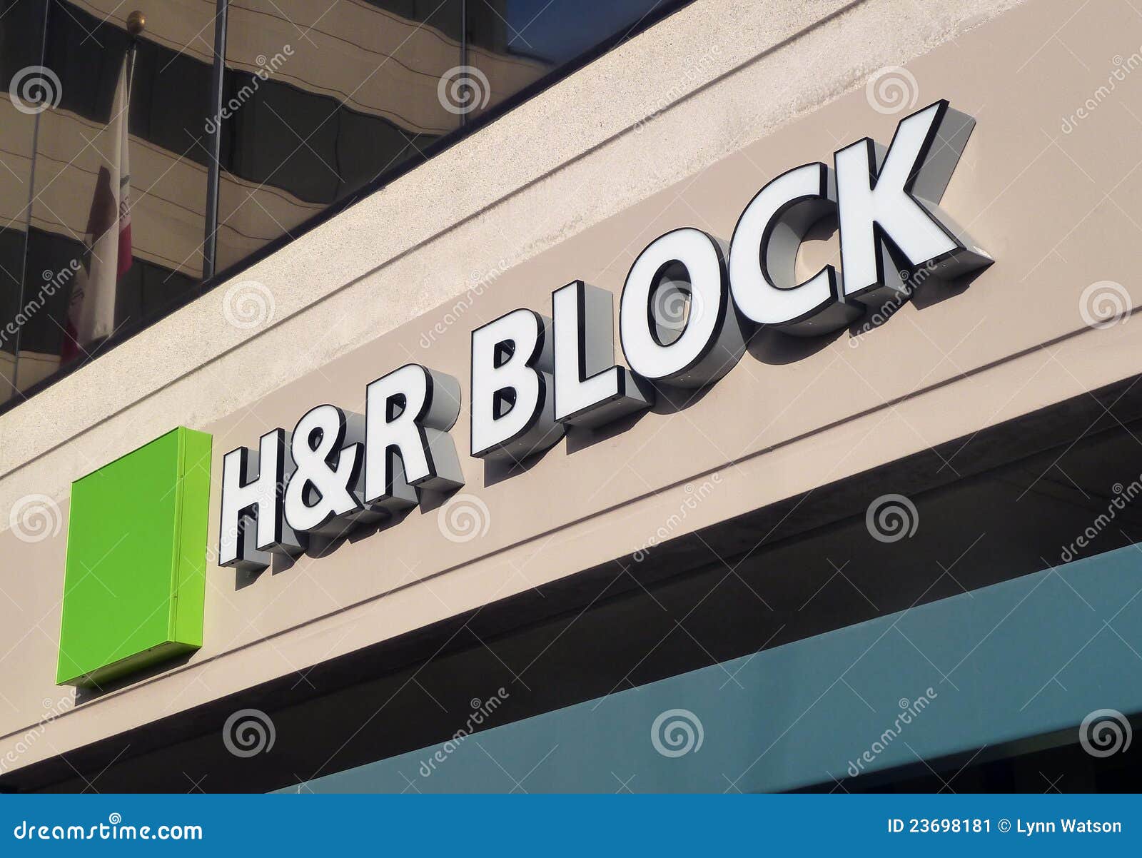 H&r Block foto editorial. Imagen de editorial, negocios - 23698181