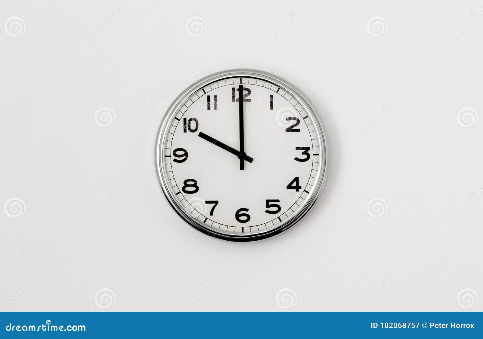 10h00 d'horloge image stock. Image du passé, deuxièmement - 102068757