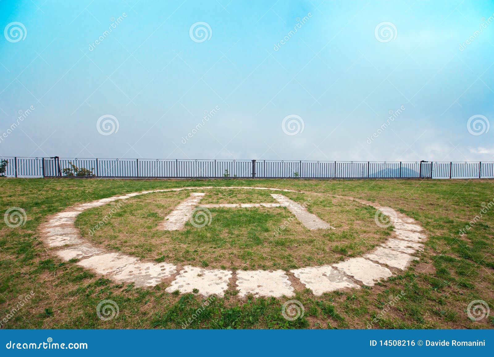 H - Helipad stock photo. Image of concrete, grass, painted - 14508216