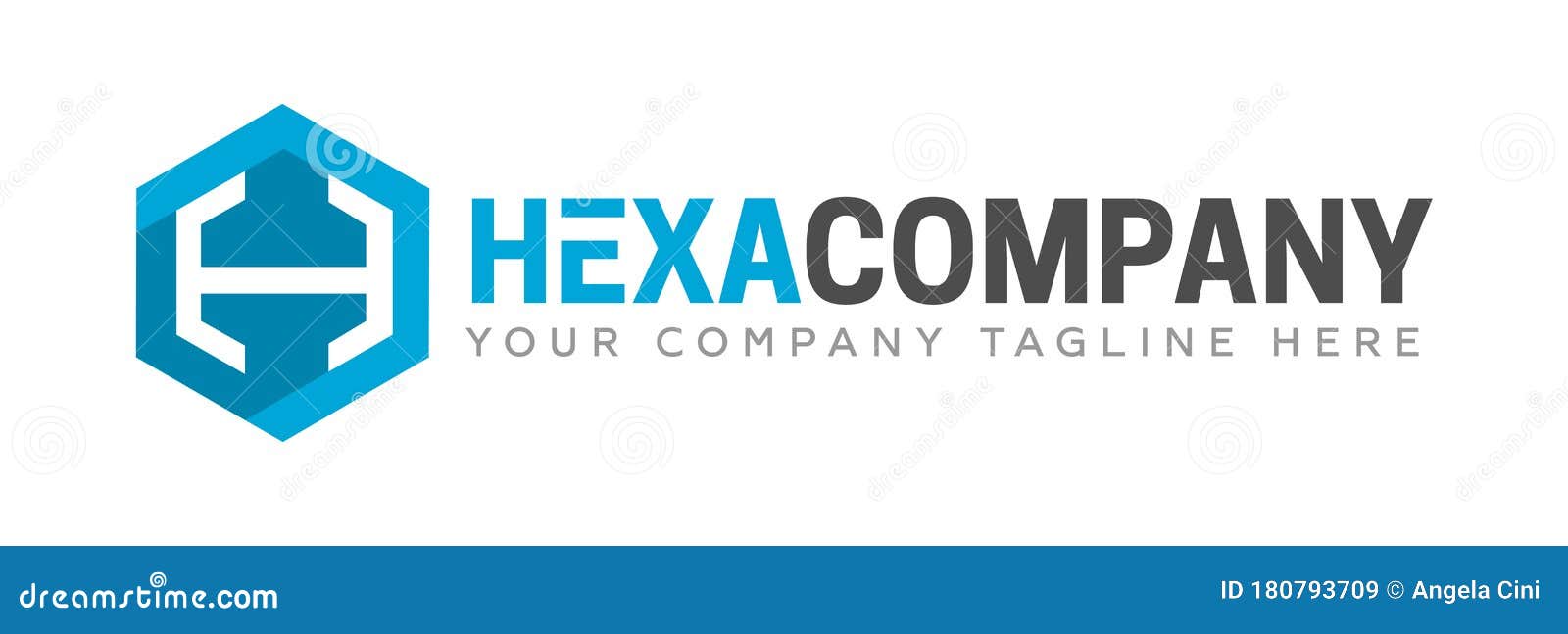 H Hexa Vector Logo Template Stock Vector - Illustration of blue, logo ...
