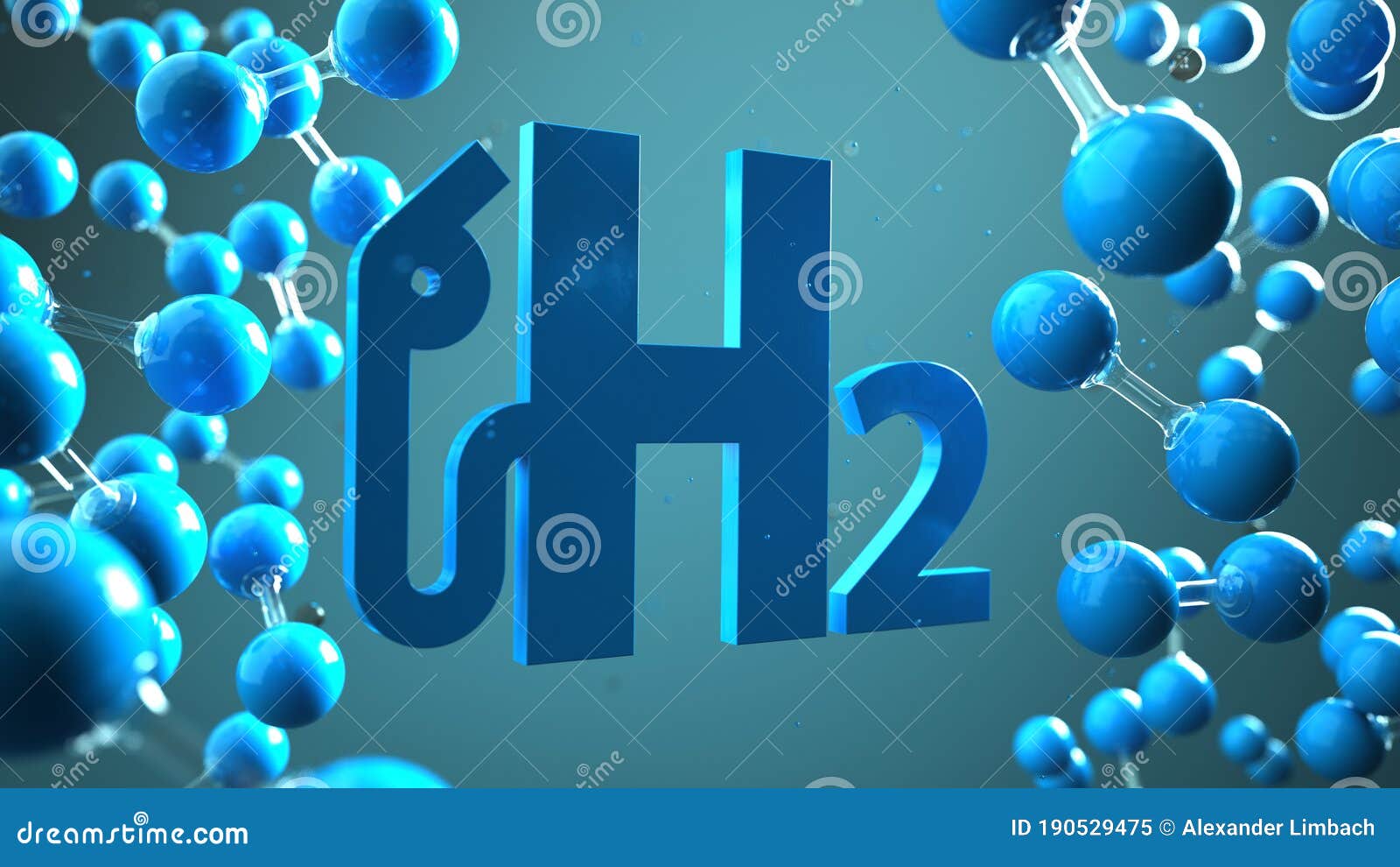 Hydrogen Molecule, Molecular Structures, Dihydrogen, 3d Model ...