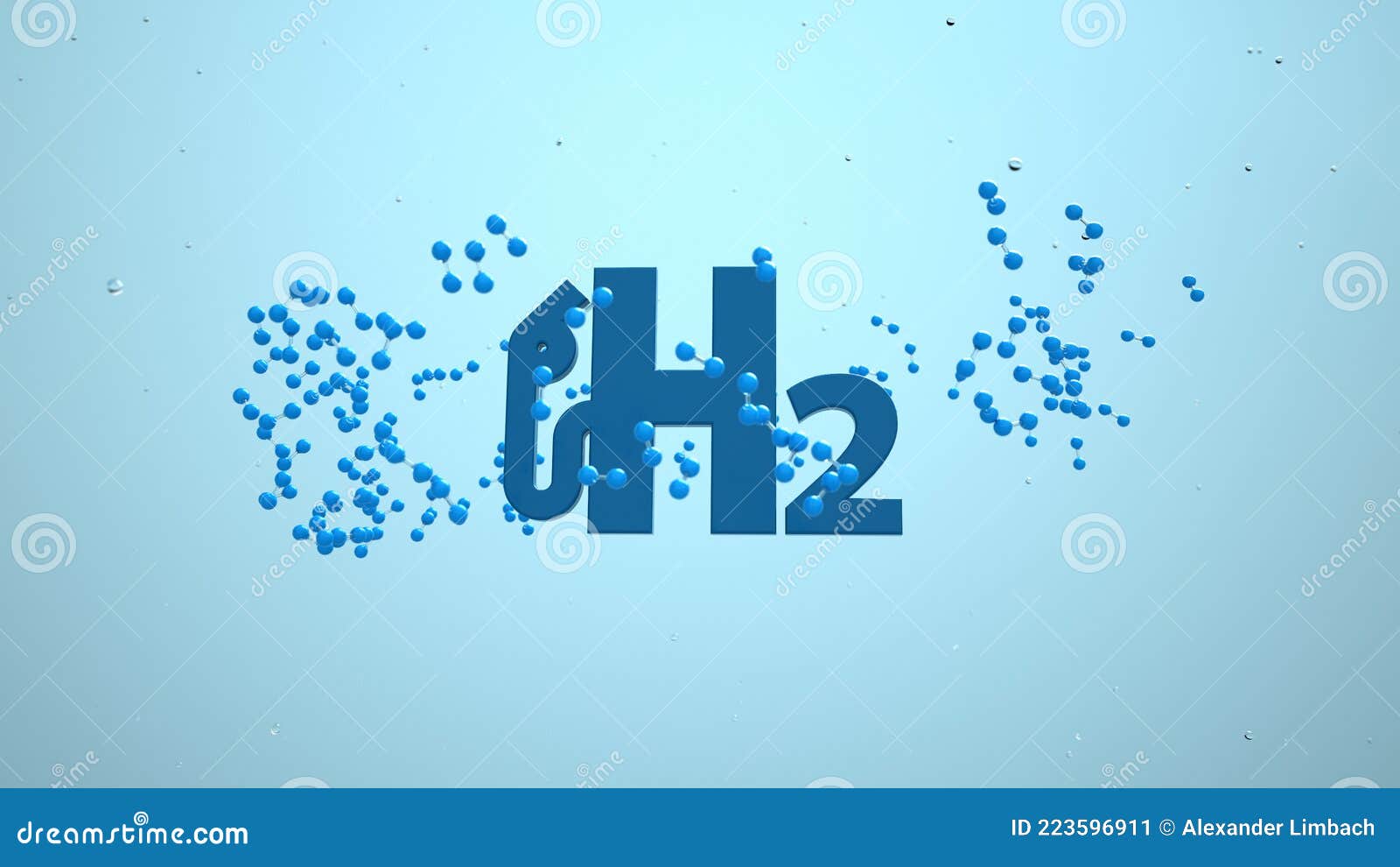 H2 Hydrogen Molecule Gas Pump Stock Illustration - Illustration of ...