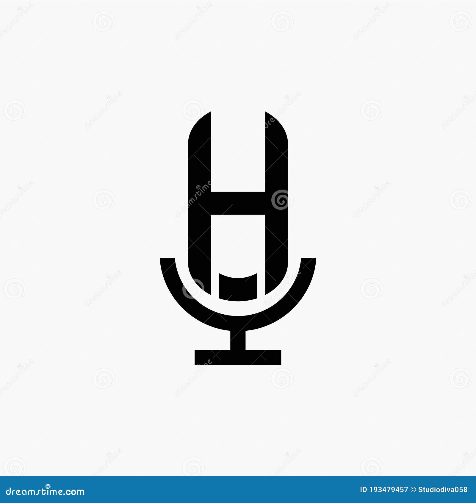 Microphone Shape Icon. Signs And Symbols Can Be Used For Web, Logo ...