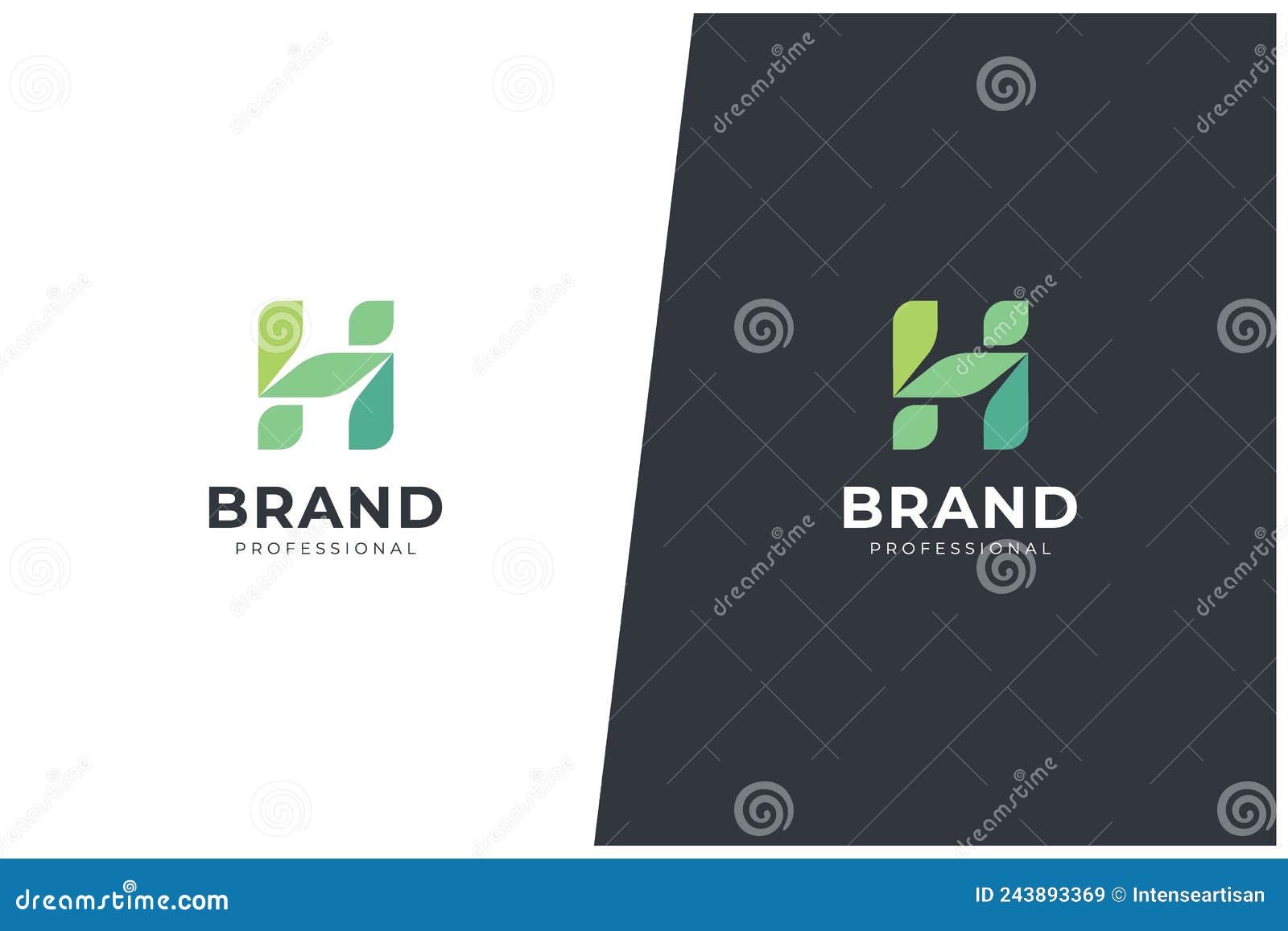 H Letter Abstract Monogram Vector Logo. Stock Vector - Illustration of ...