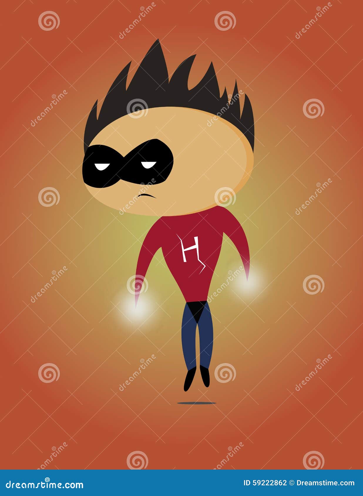 H-Mann stock illustration. Illustration of people, super - 59222862