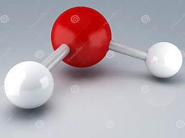H20 Molecule 3d stock illustration. Illustration of molecular - 37916057