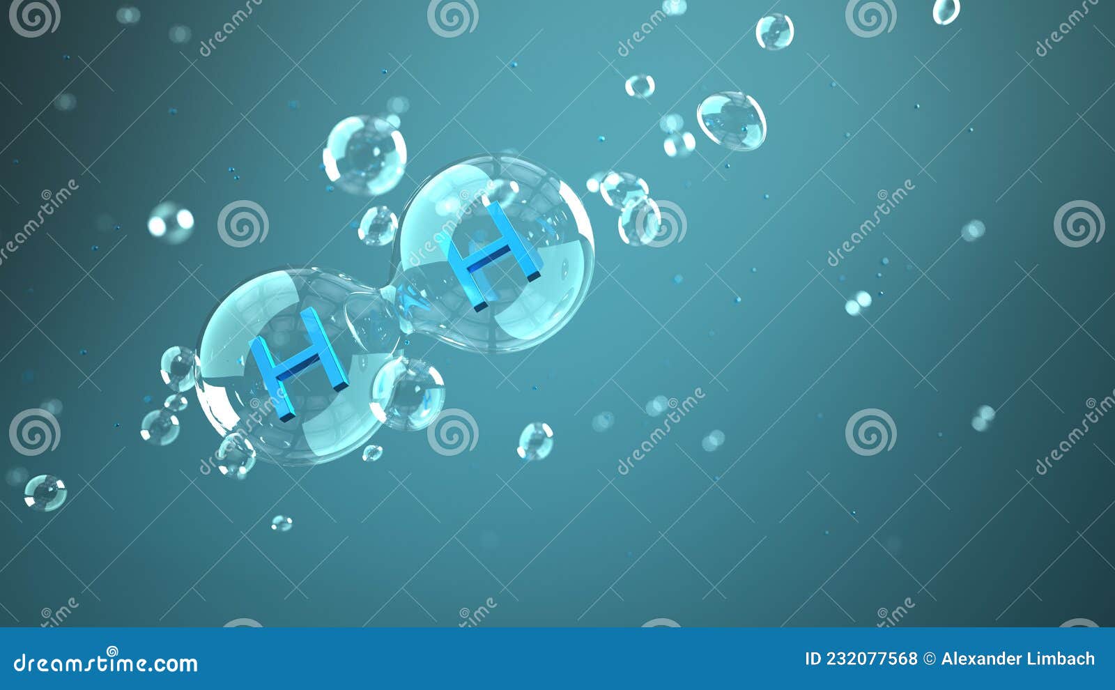 H2 Molecule Hydrogen stock illustration. Illustration of clean - 232077568
