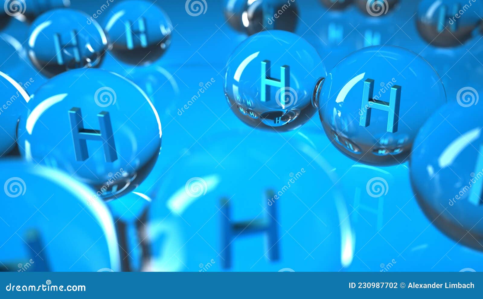 H2 Molecules Hydrogen stock illustration. Illustration of ecology ...