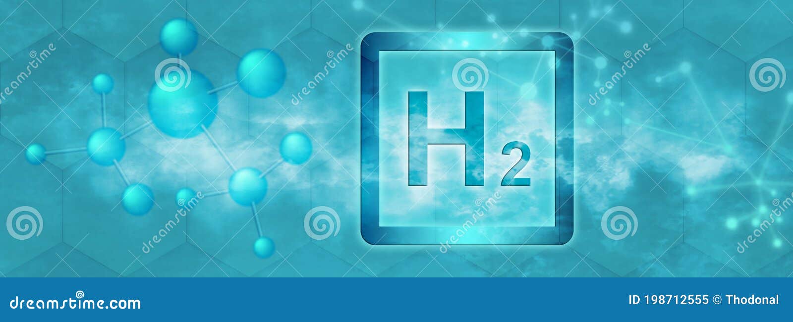H2 Symbol. Hydrogen Molecule Stock Illustration - Illustration of ...