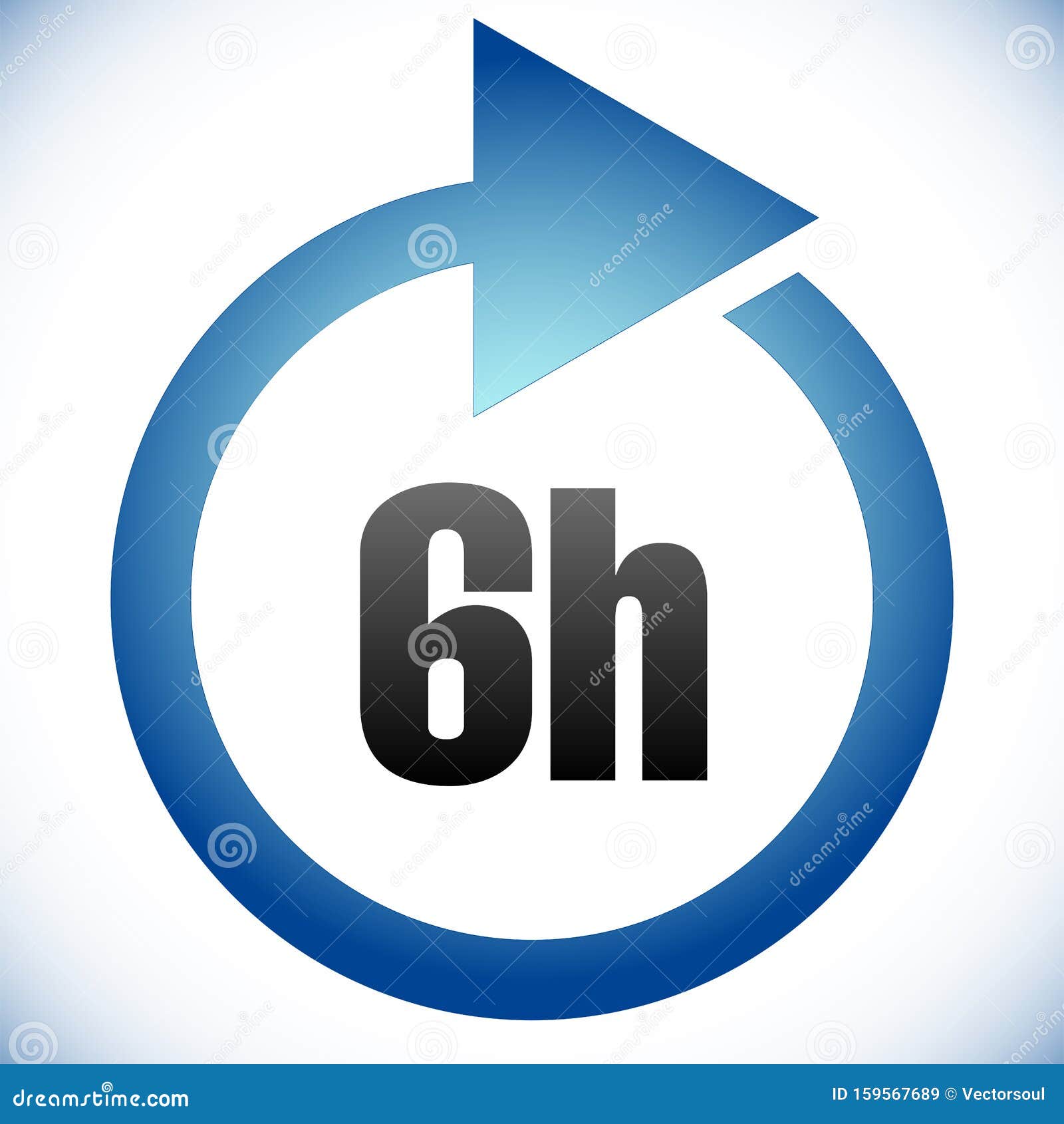 Turnaround Time TAT Icon. Interval For Processing, Return To Customer ...