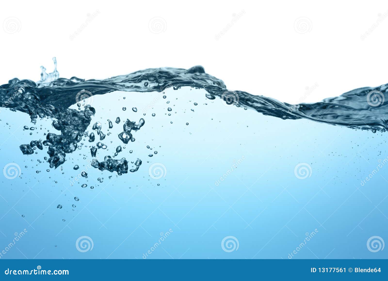 H20 with bubbles stock image. Image of cold, abstract - 13177561