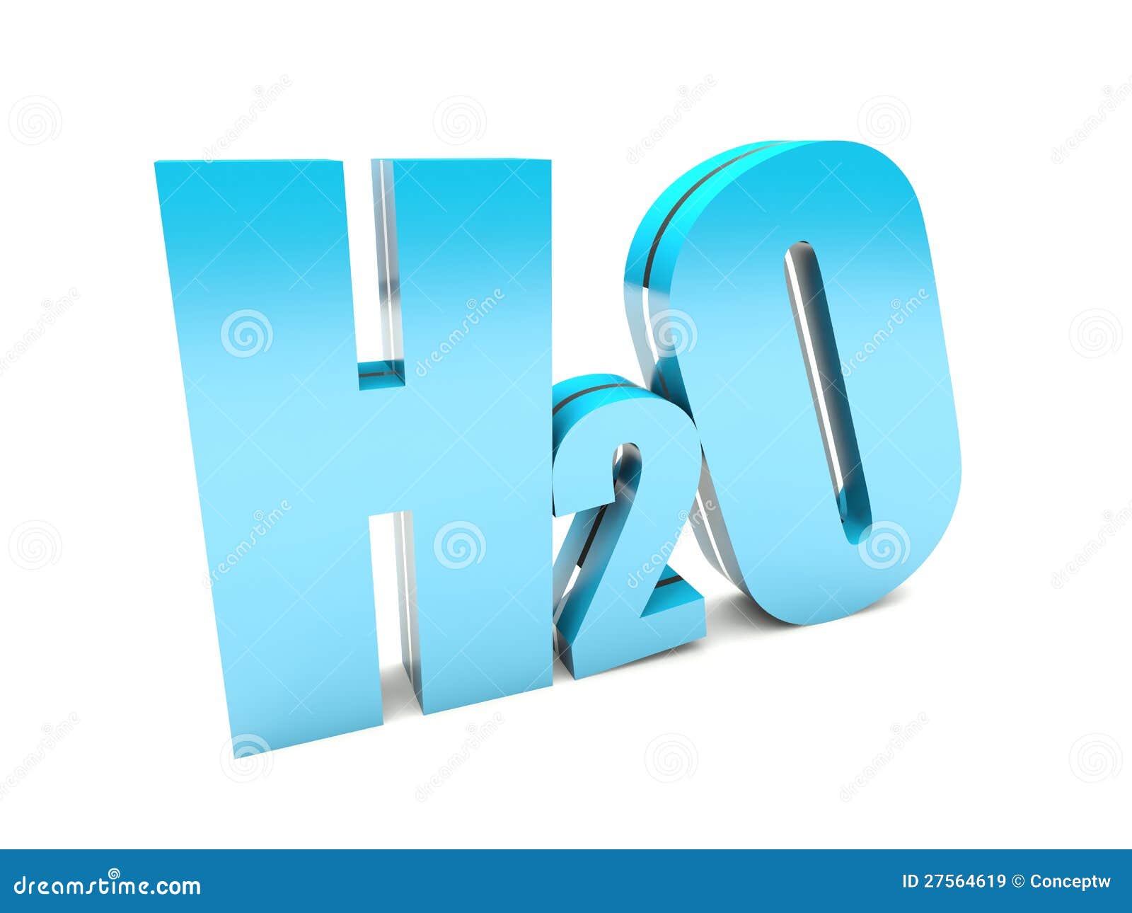 H2O illustration stock. Illustration du hydrogène, oxygène - 27564619