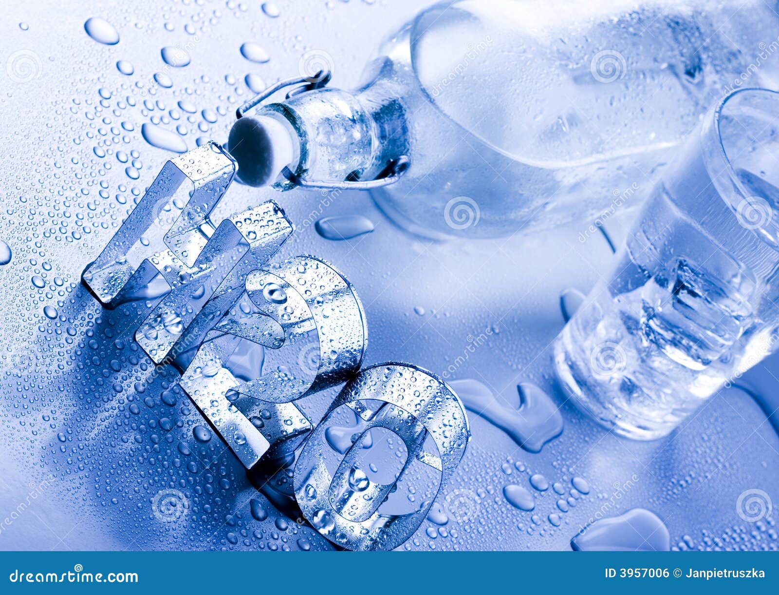 H2O stock photo. Image of drink, glare, clear, bubbled - 3957006