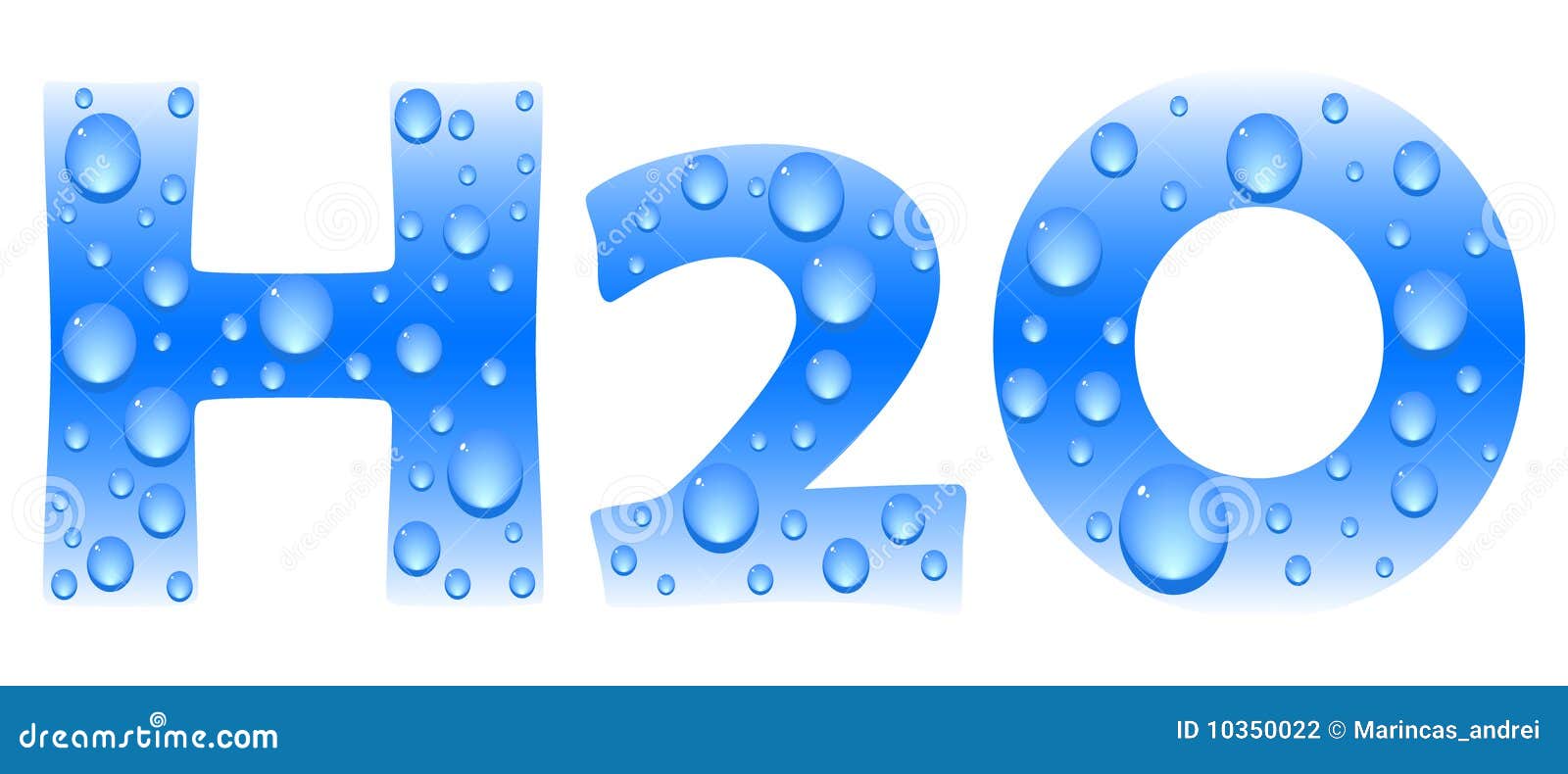 H2o formule vector illustratie. Illustration of chemisch - 10350022