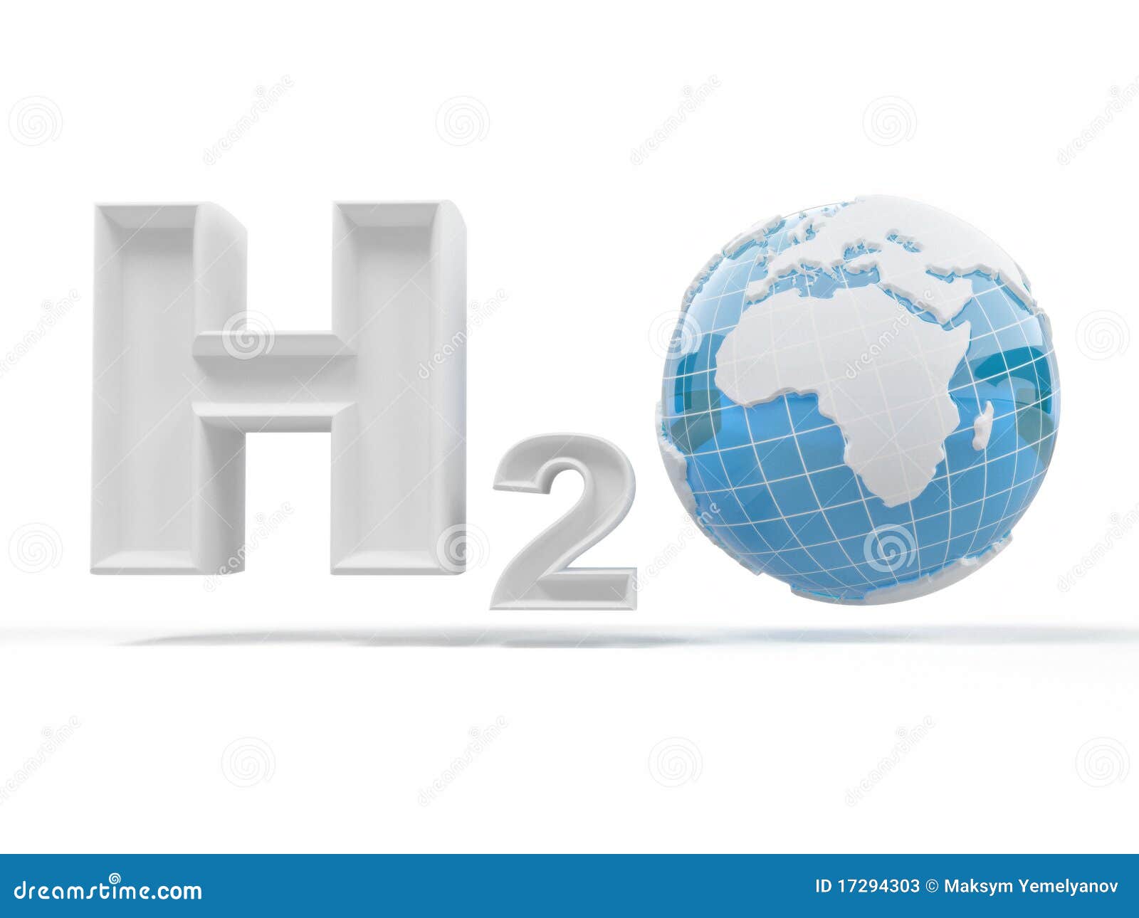 H2O. Formule de l'eau. illustration stock. Illustration du mondial ...