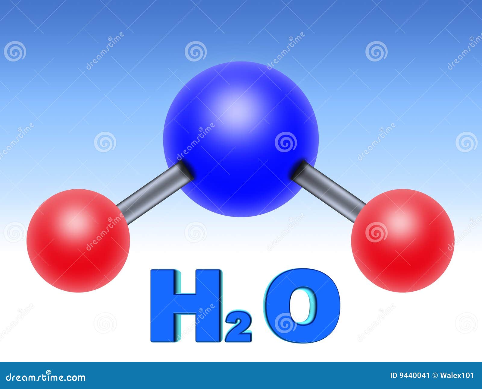 H2O water (02) stock illustration. Illustration of nature - 9440041