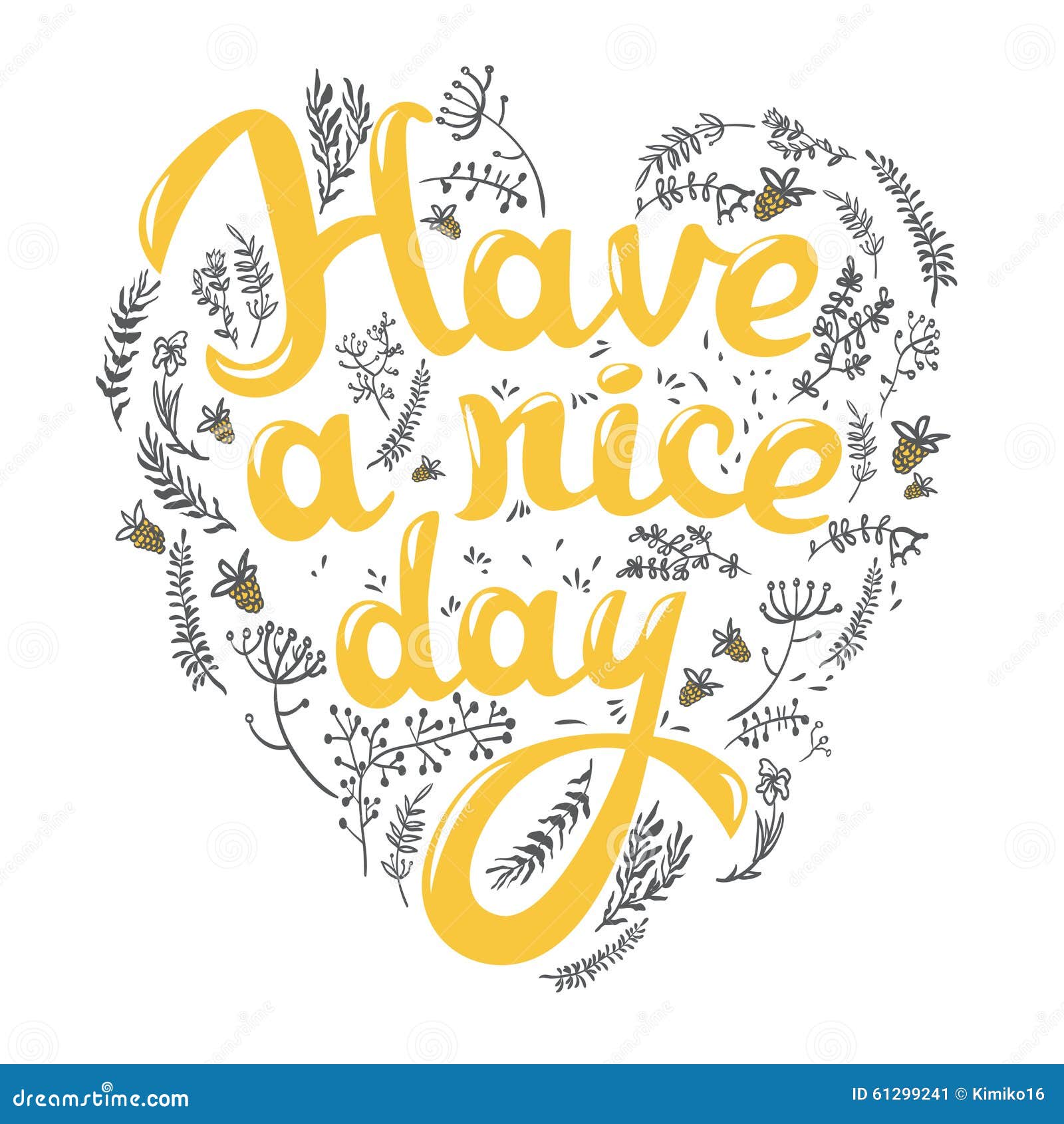 Ha en trevlig dag vektor illustrationer. Illustration av stämning ...