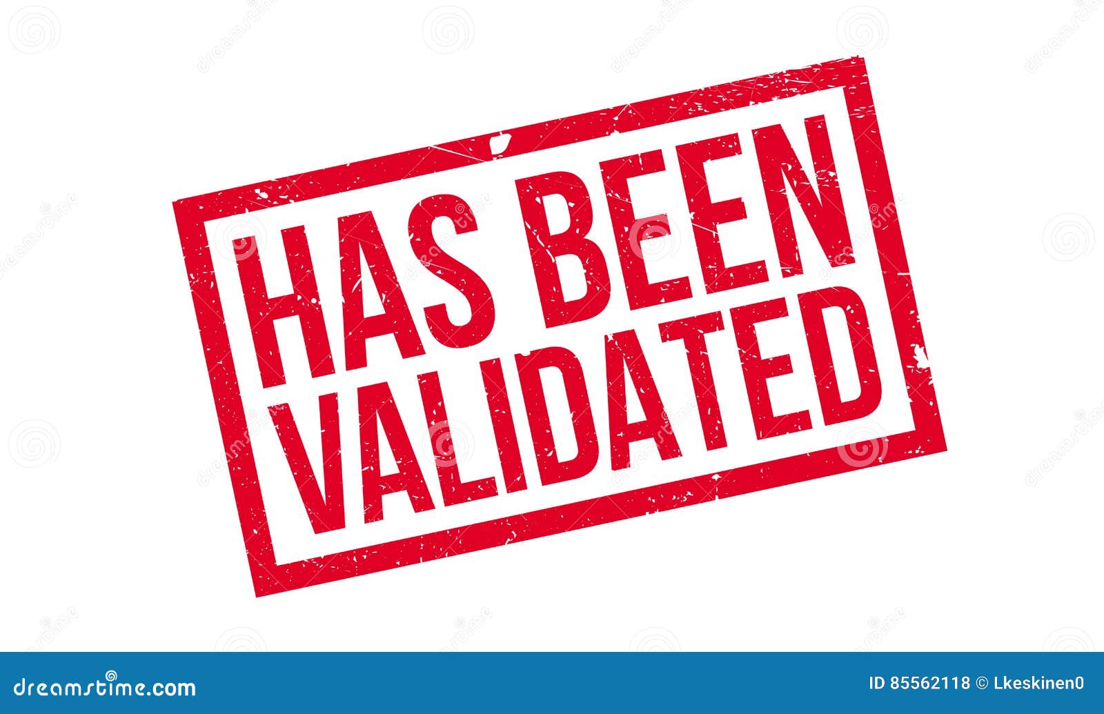 Ha Sido El Sello De Goma Validado Foto de archivo - Imagen de legal ...