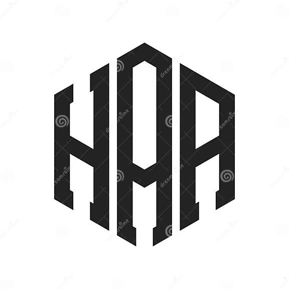 HAA Logo Design. Initial Letter HAA Monogram Logo Using Hexagon Shape ...