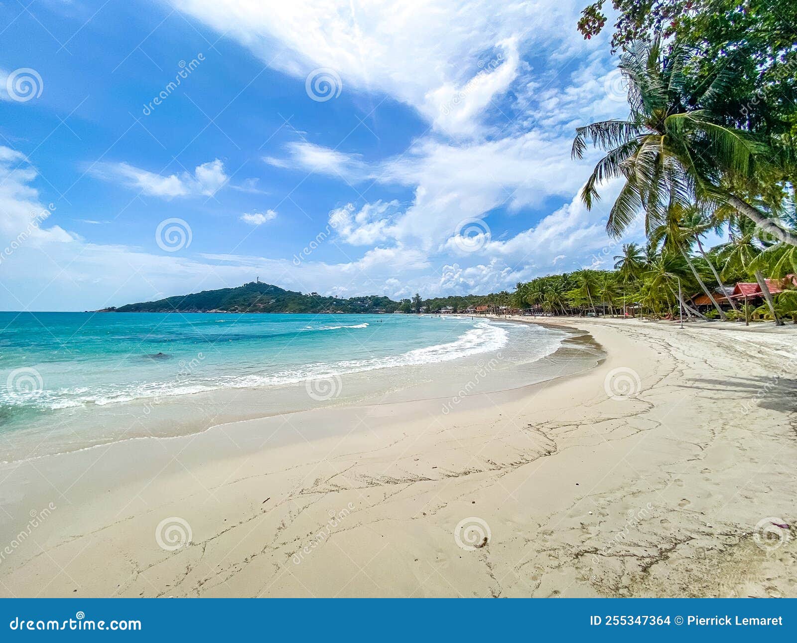 Haad Rin Beach or Hat Rin in Ko Pha Ngan, Thailand Stock Photo - Image ...